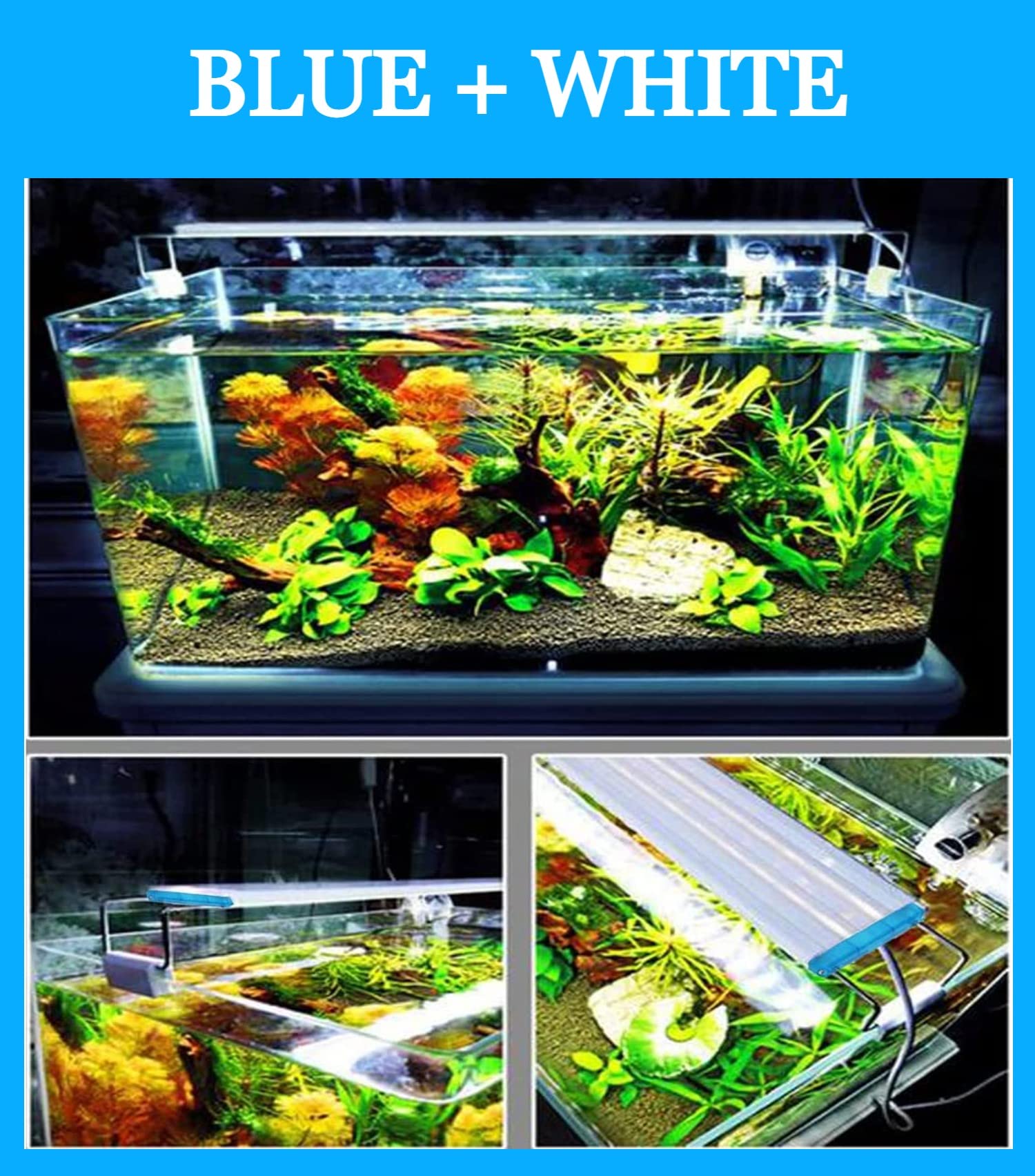 Expandable Led Aquarium Gamalta Aquarium Light,Full Spectrum Aquarium