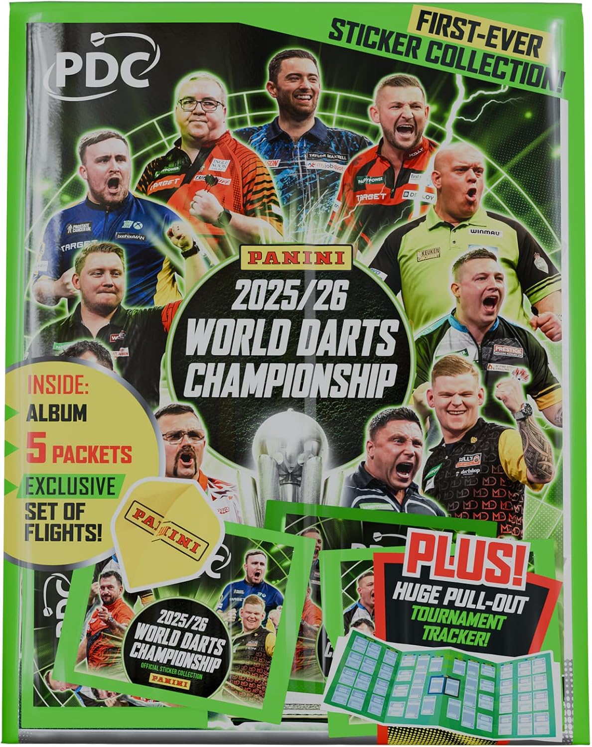 World Darts Championship Sticker Collection - Starter Pack : Amazon.co ...