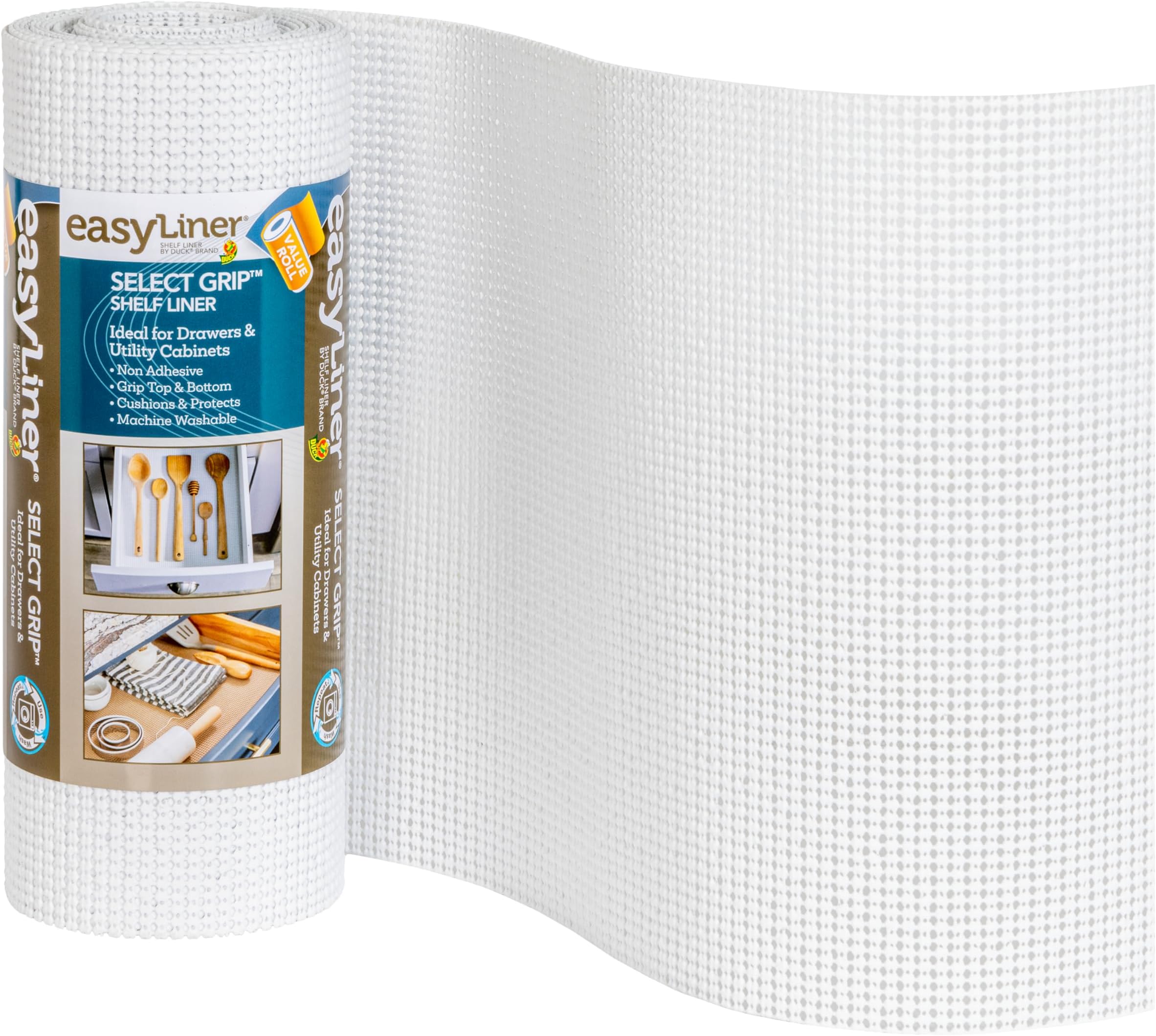 Amazon.com - EasyLiner with Clorox Solid Grip Shelf Liner - Easy to Cut ...
