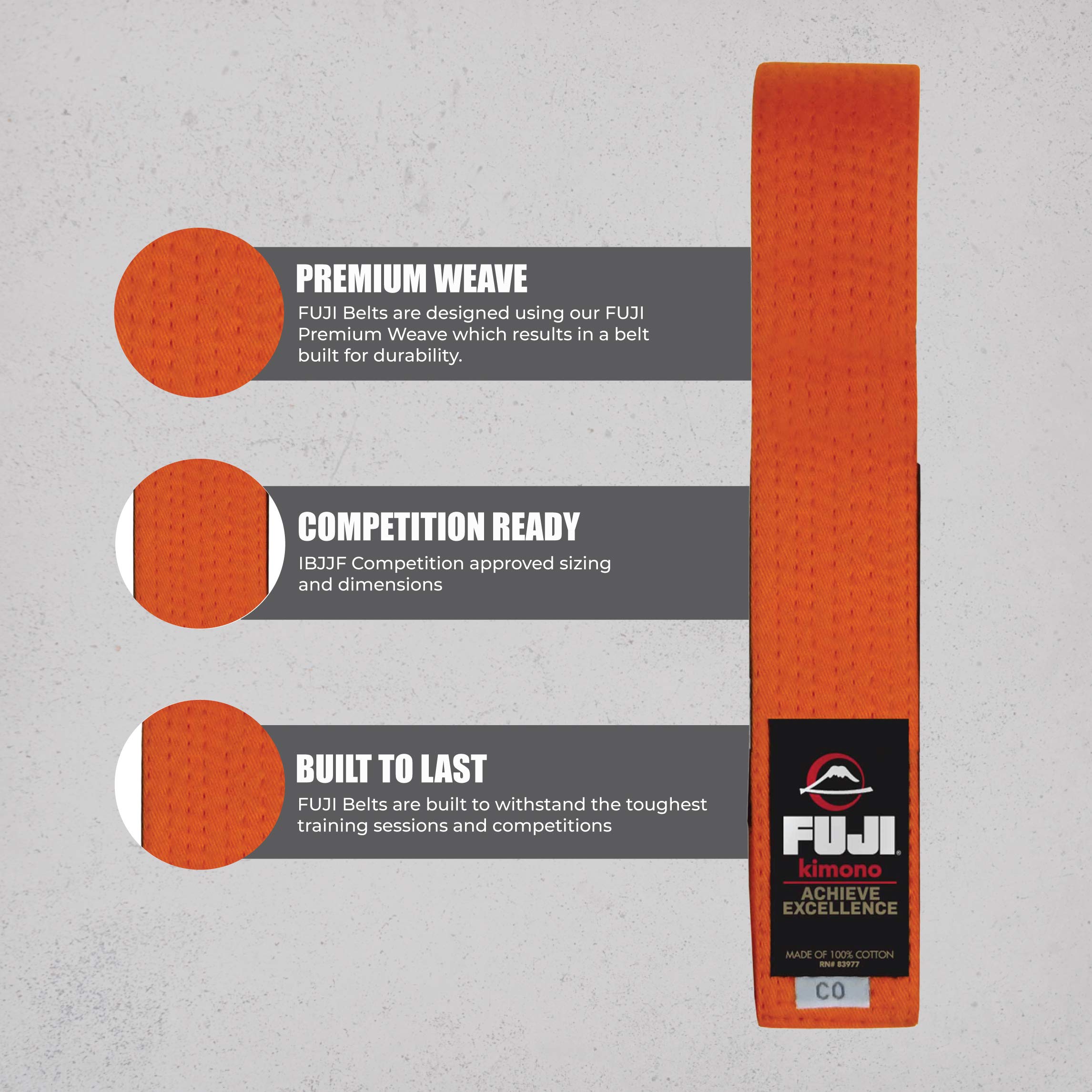 Snapklik.com : FUJI Kids Brazilian Jiu Jitsu Belt