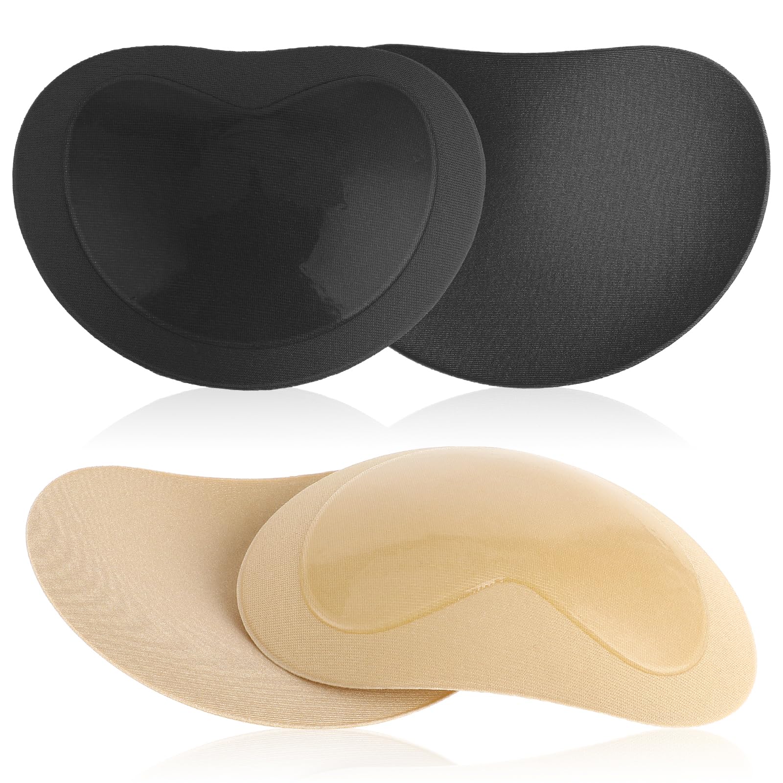 Abeillo 2 Pairs Bra Pads Inserts Push up, Sticky Bra Inserts Invisible ...