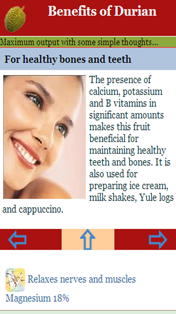 Benefits of Durian - App on Amazon Appstore