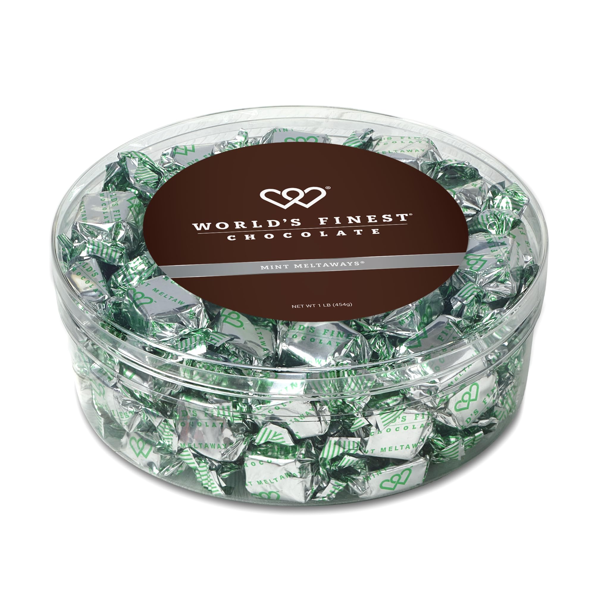 Amazon.com: World's Finest® Chocolate - Mint Meltaways - 1 lb : Grocery ...
