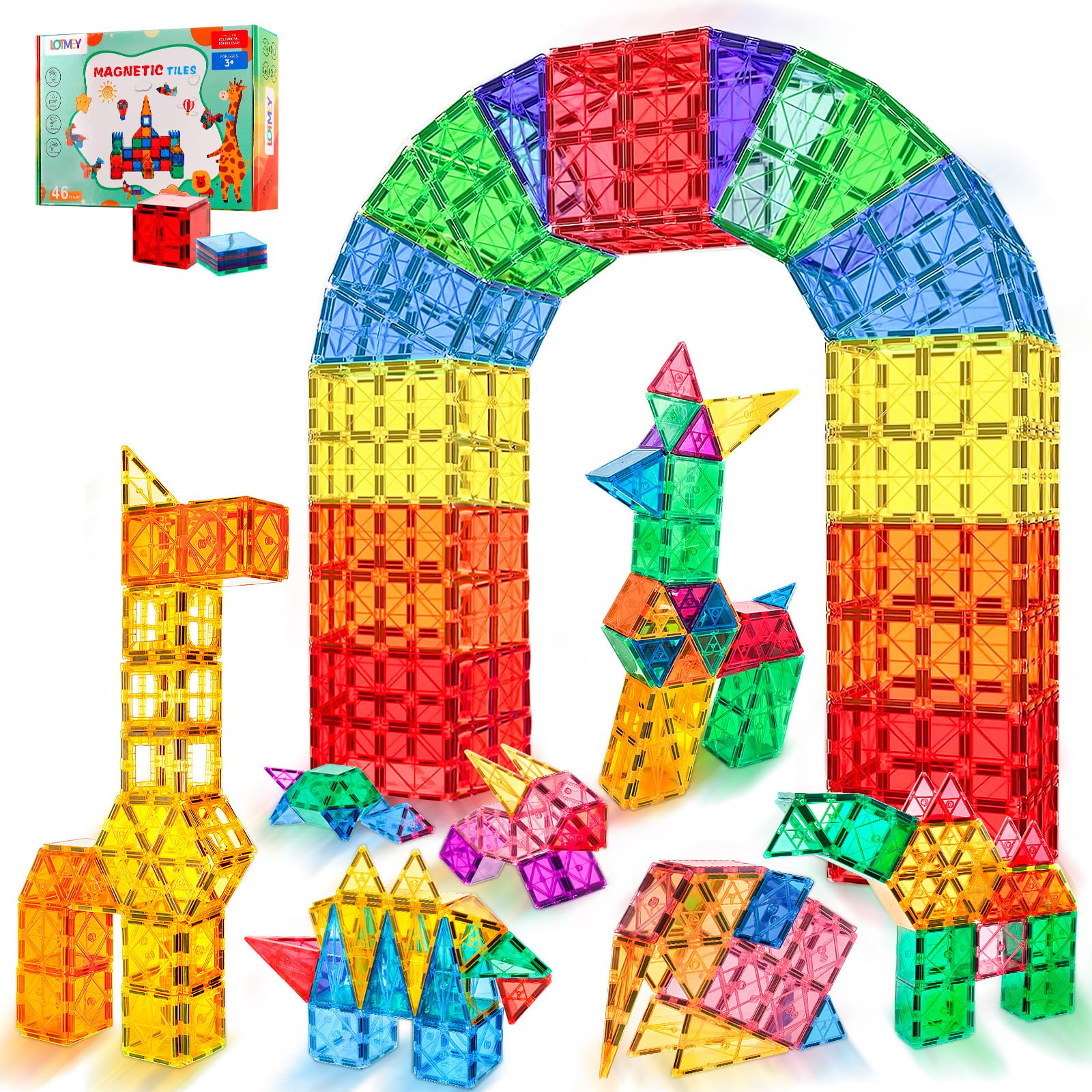 Amazon Lotmey Magnetic Tiles For Kids Magnetic Blocks Building amazon-lotmey-magnetic-tiles-for-kids-magnetic-blocks-building