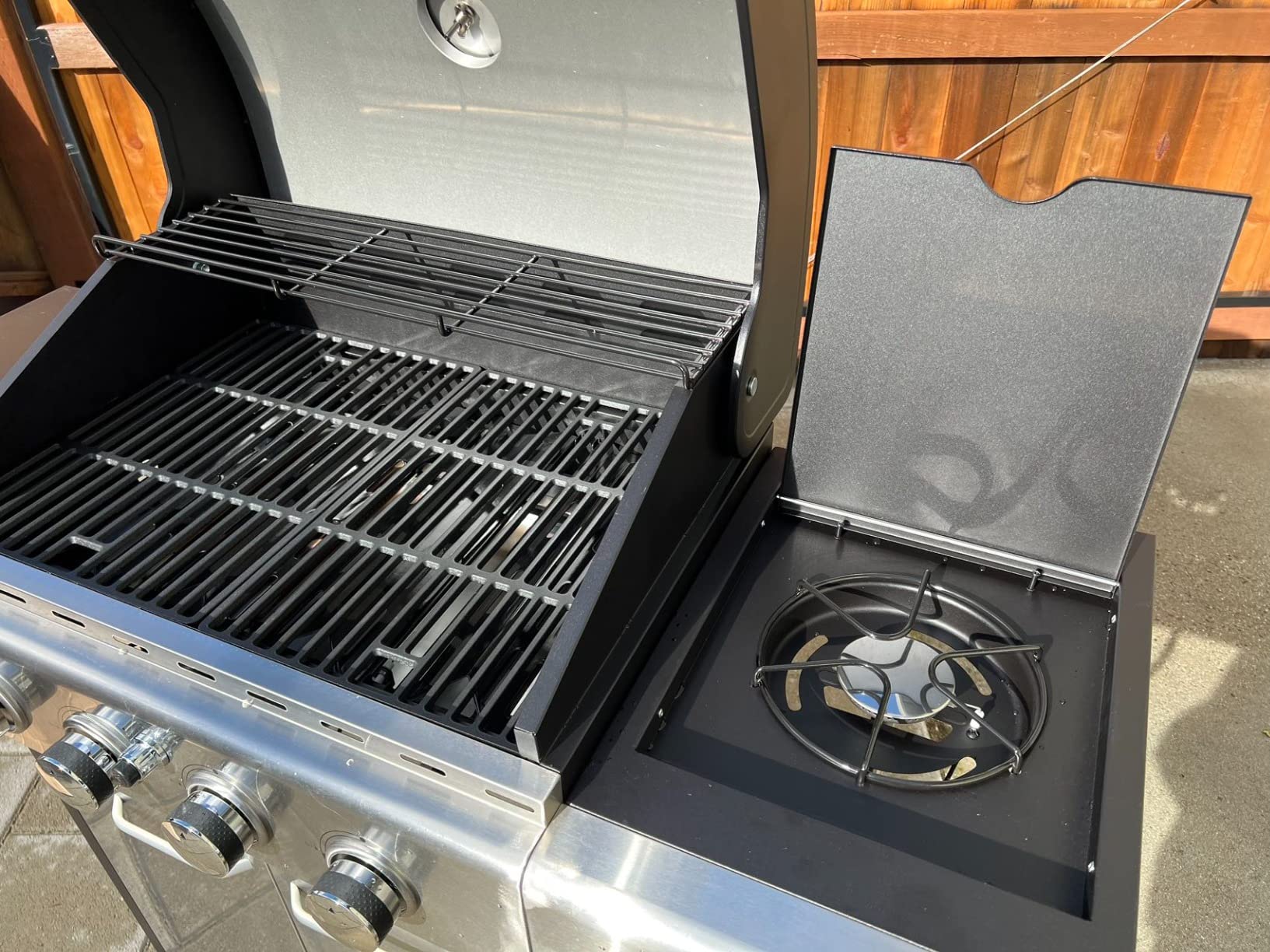$11/mo - Finance MFSTUDIO 4 Burner Stainless Steel Propane BBQ Grill ...