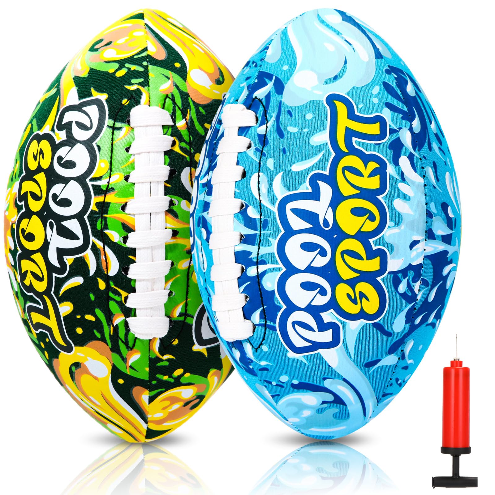 Snapklik.com : Motionchic 2 Pieces Water Football For Kids 9 Inch ...