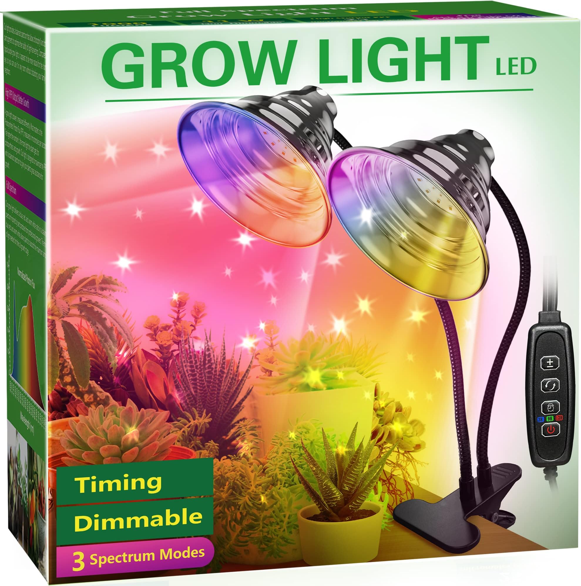 Amazon.com : Briignite Grow Light, LED Grow Lights for Indoor Plants ...