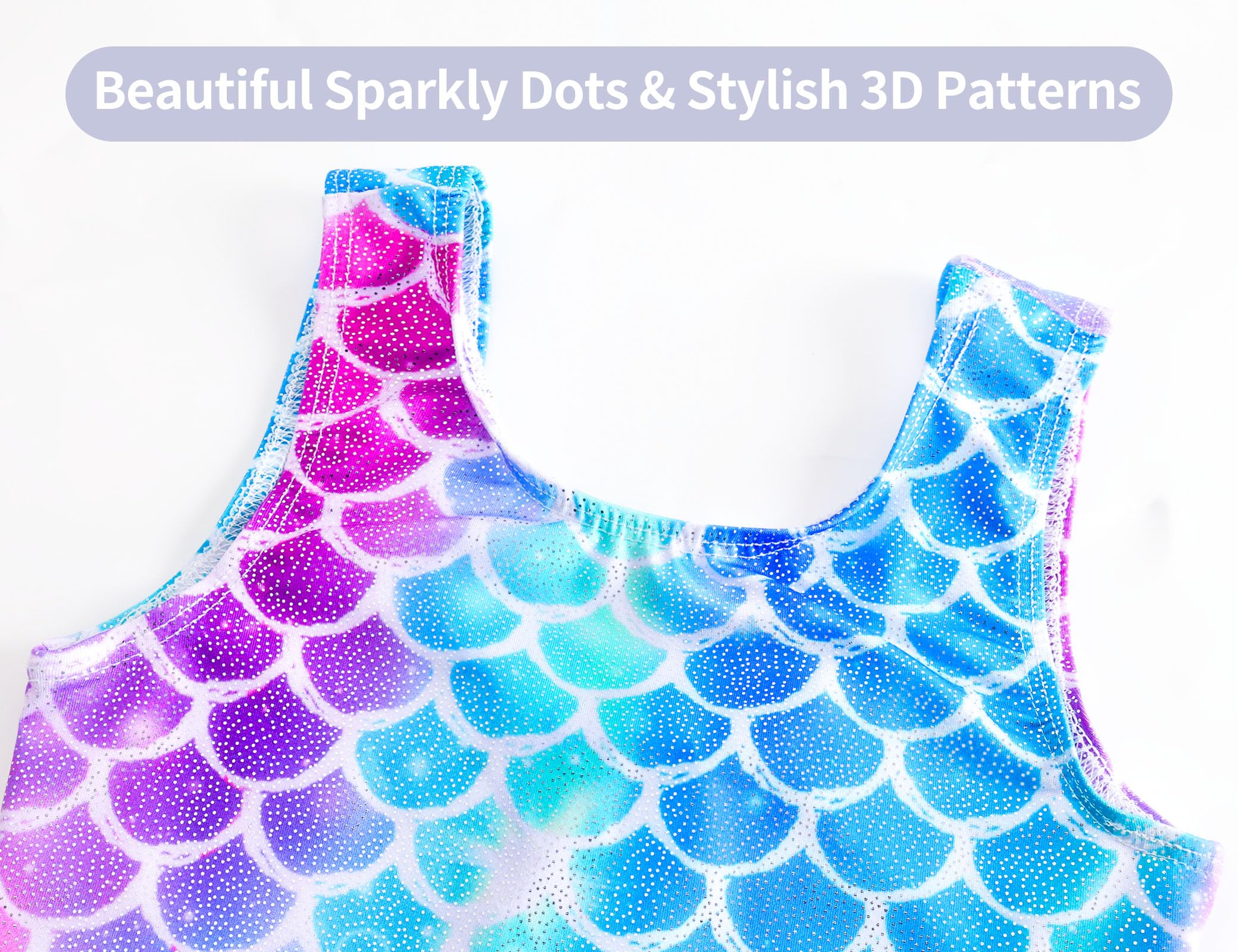 Snapklik.com : Girls Gymnastics Leotards Size 5-6 Years Old Shiny Blue ...