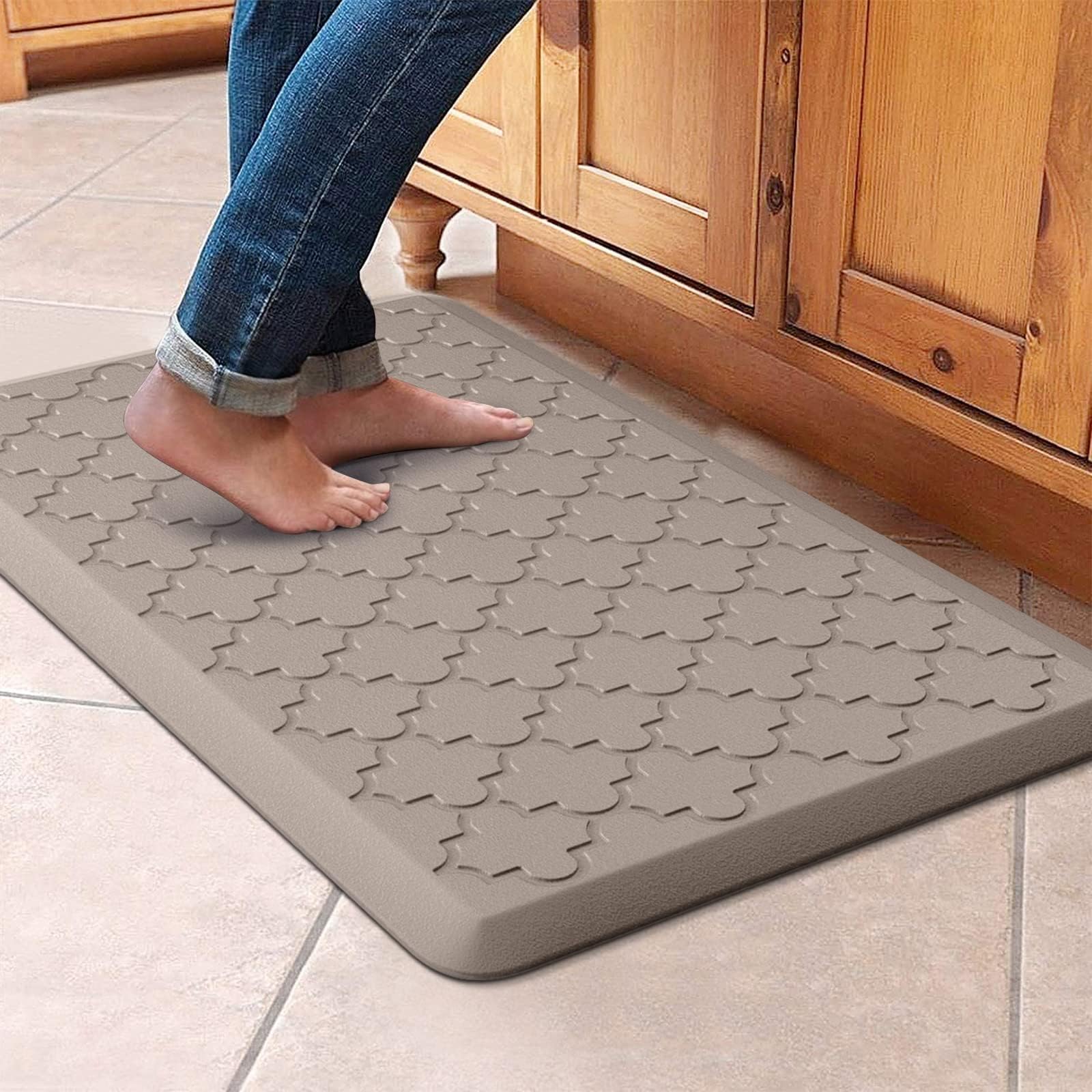 Amazon.com: WISELIFE Kitchen Runner Rugs Anti-Fatigue mats,17.3"x 28 ...