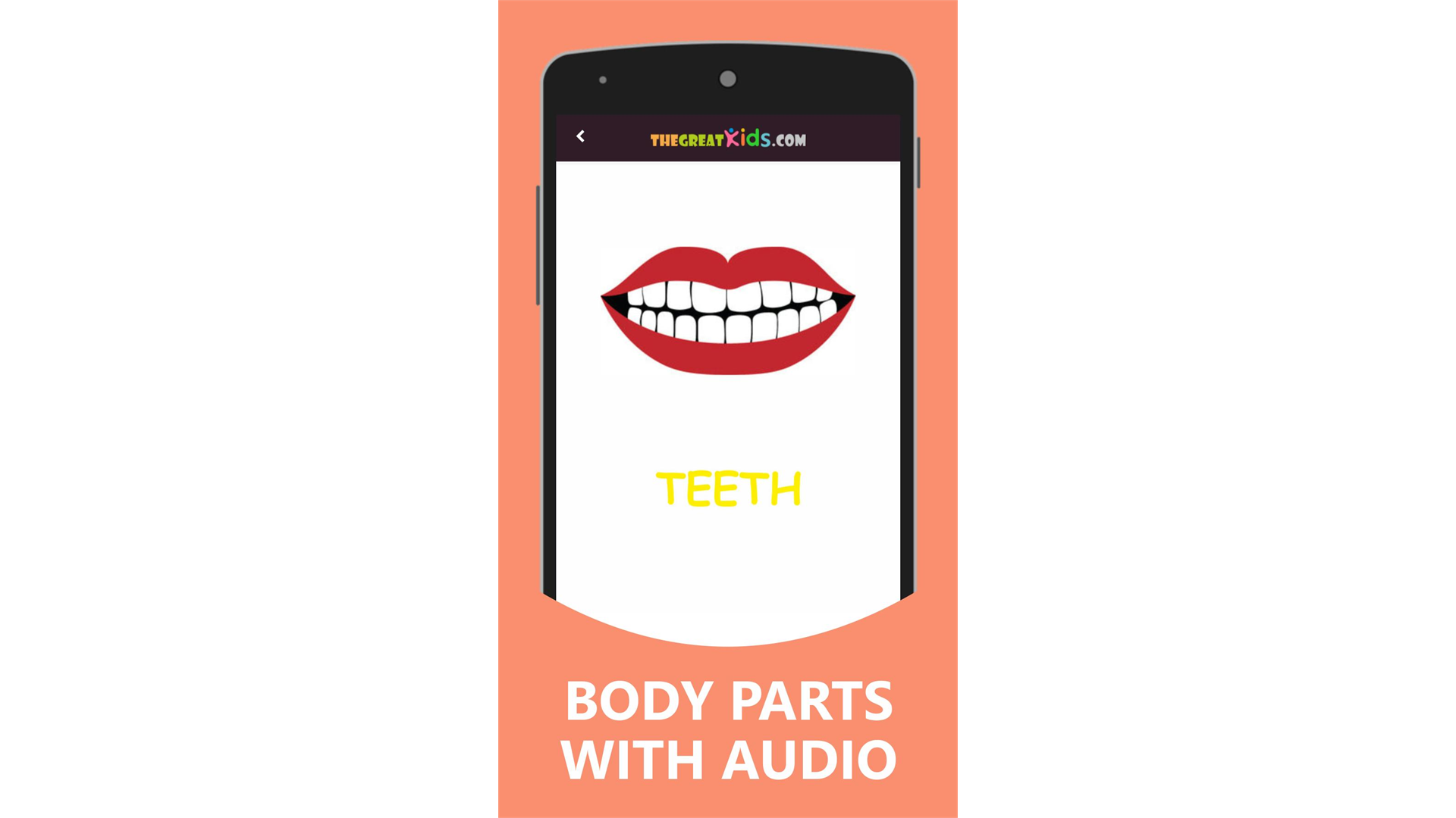 Body Parts Names for Kids - App on Amazon Appstore