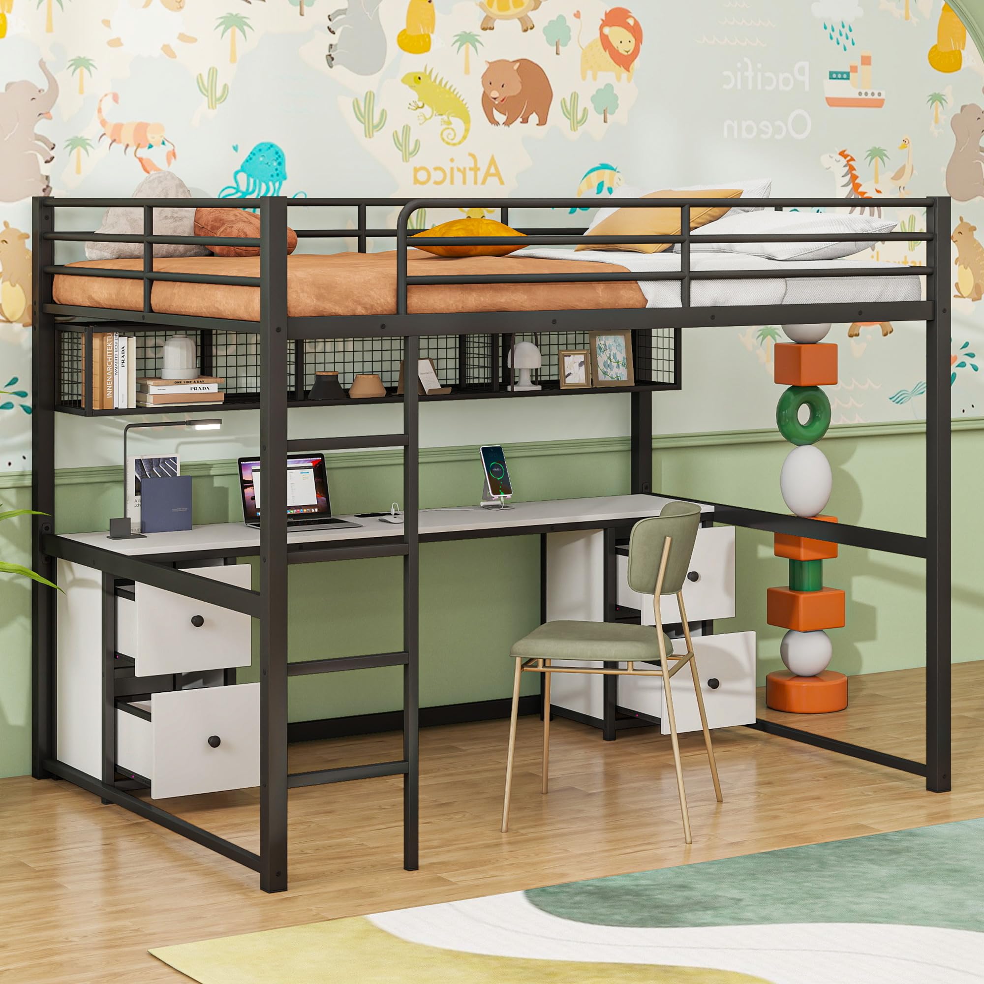 Snapklik.com : Full Size Loft Bed