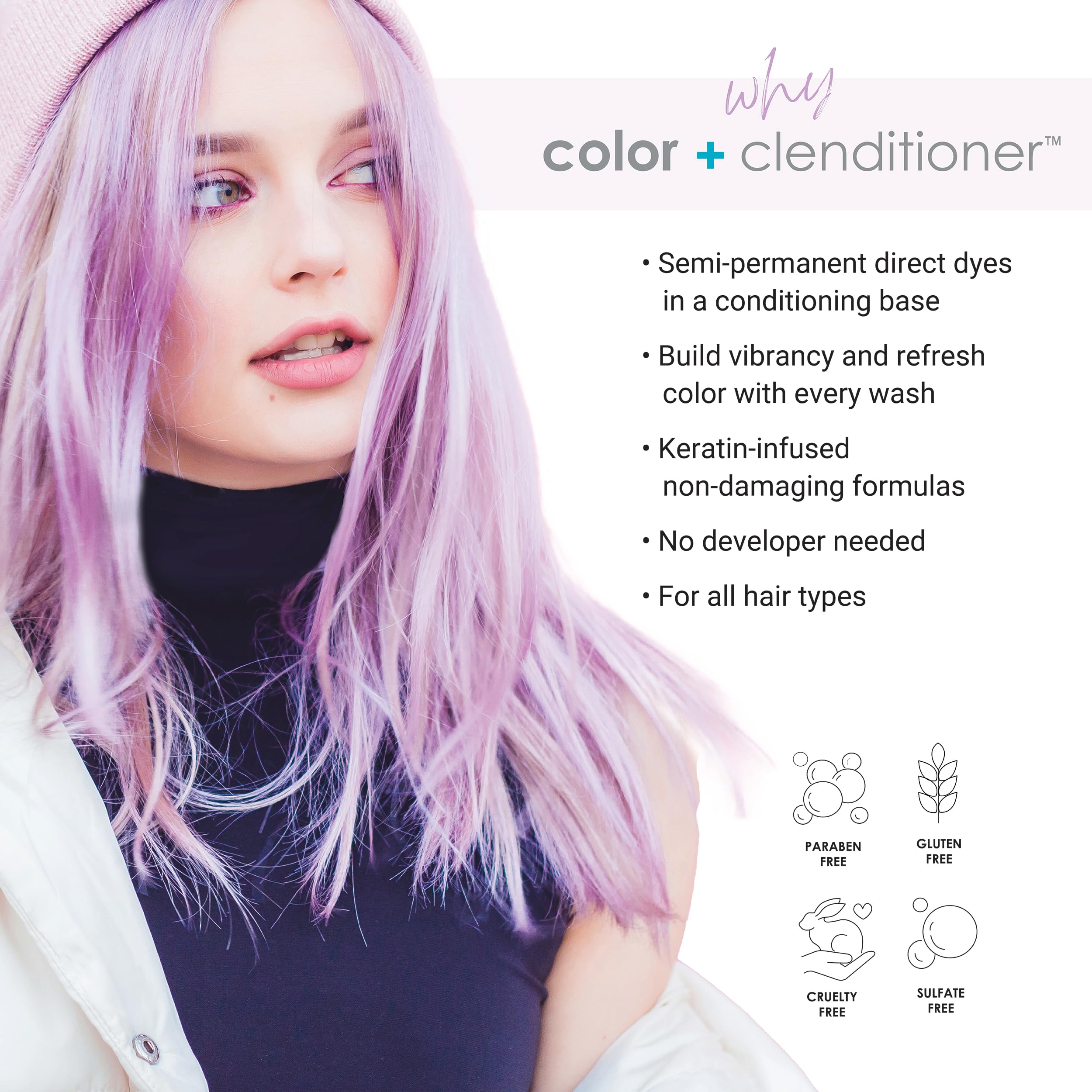 Snapklik.com : Keracolor Clenditioner LAVENDER Hair Dye - Semi ...