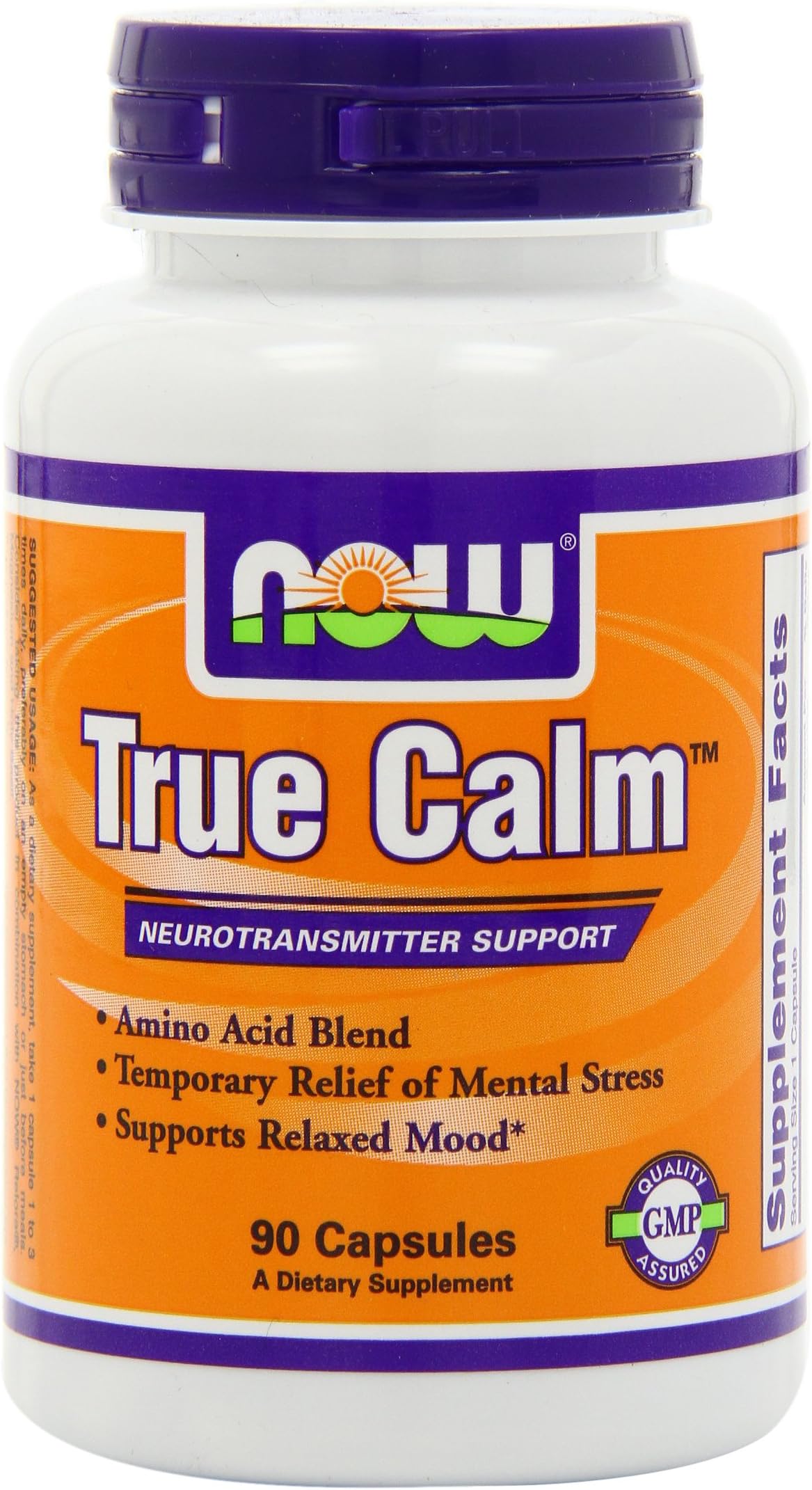 Amazon.com: NOW Foods Supplements, True Calm™, Amino Acid blend with B ...