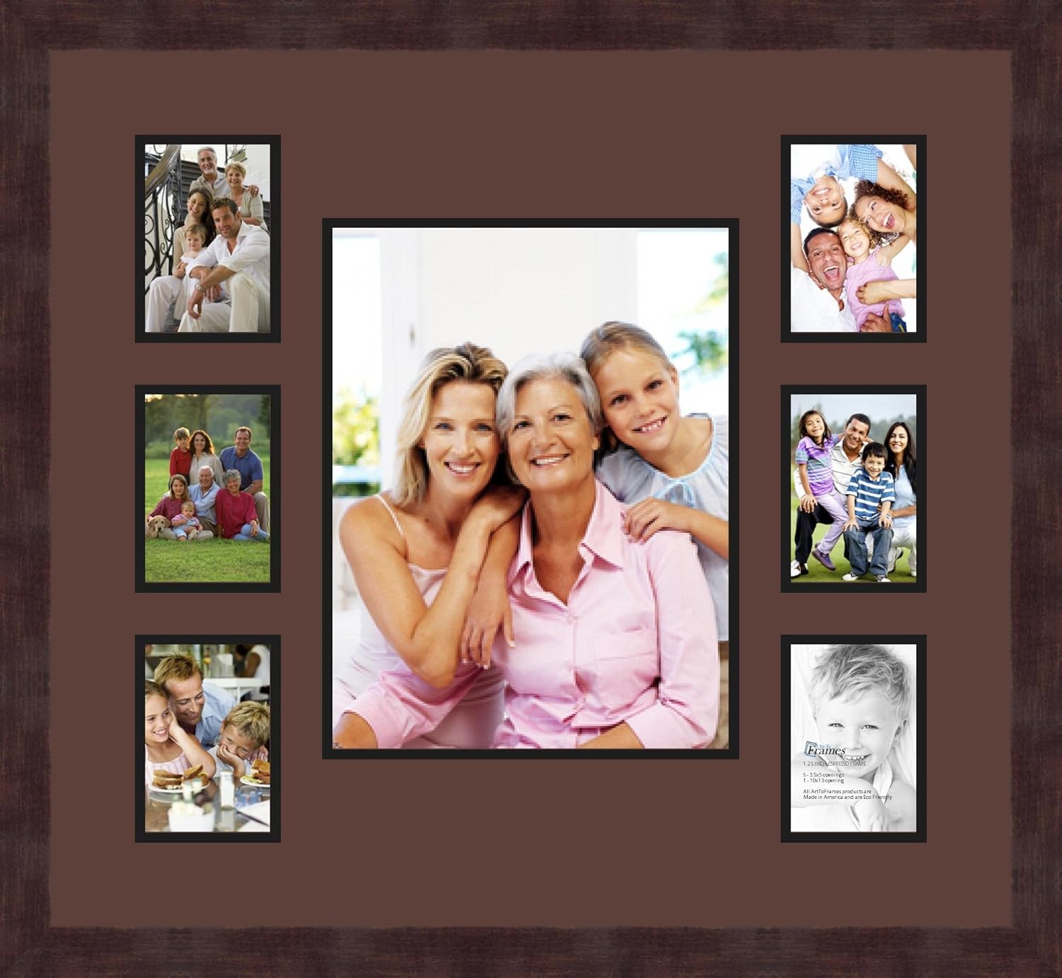 Art to Frames Double-Multimat-340-736/89-FRBW26061 Collage Frame Photo ...