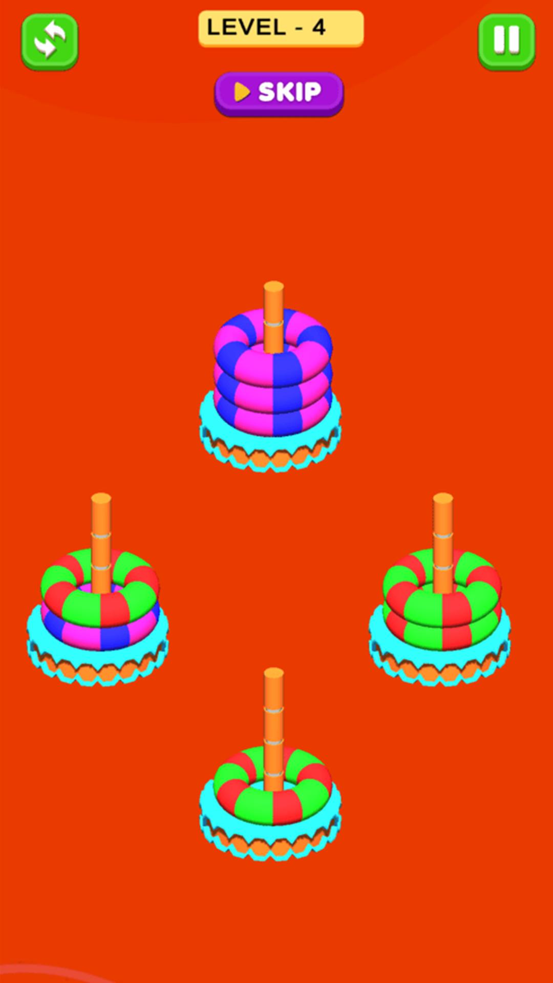 Slinky Sort Game New Hexa Sort & Color Sort Liquid Games for Donut Sort ...