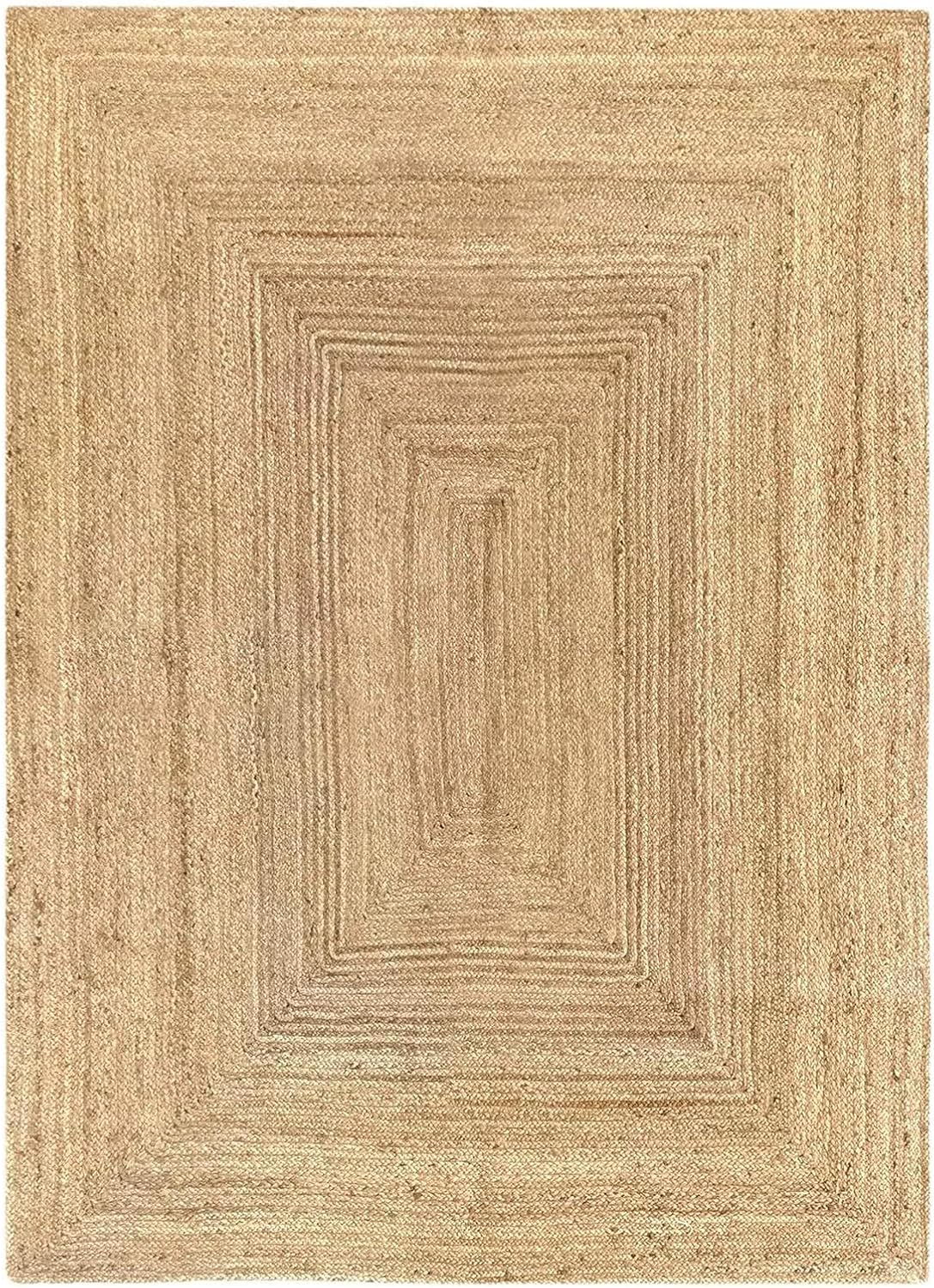 Amazon.com: VDS Pack of 1, Rectangle Hand Woven Braided Jute Area Rug ...