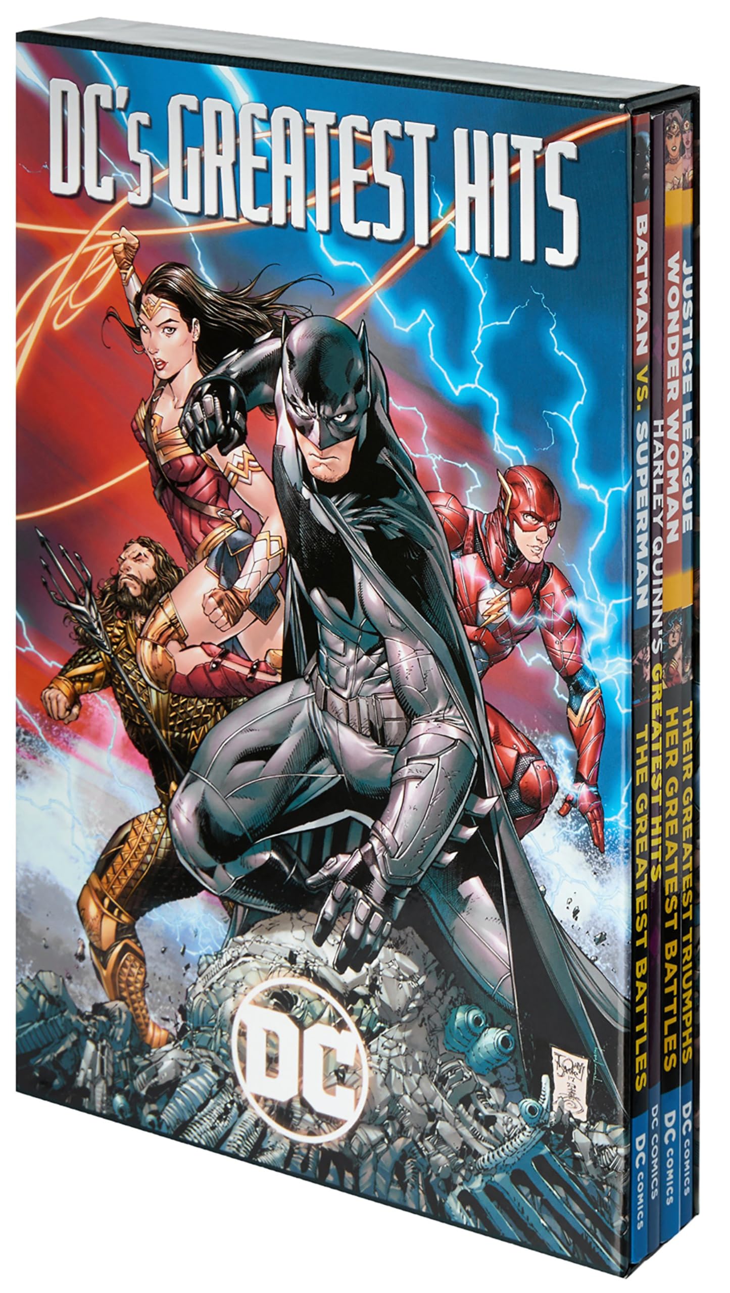 Amazon.com: DC's Greatest Hits Box Set: Justice League Their Greatest ...