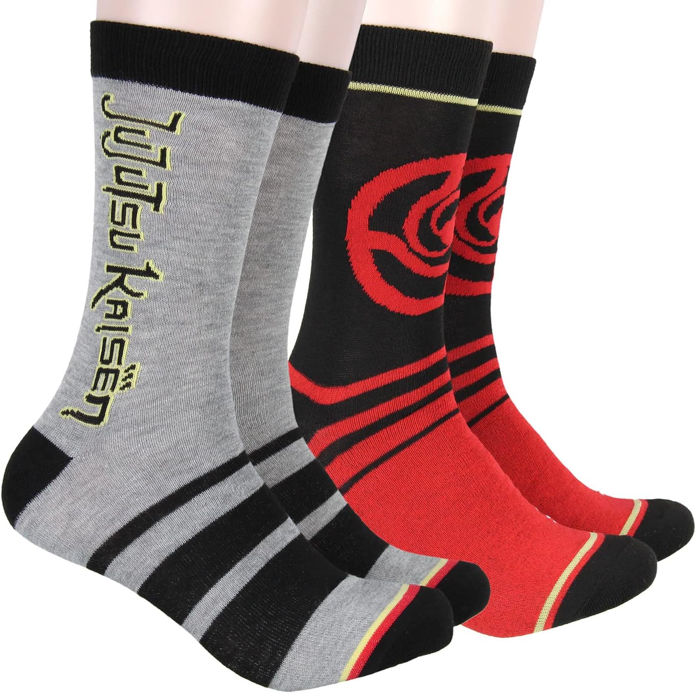 Amazon.com: Jujutsu Kaisen Socks Jujutsu High Crest Logo 2 Pack Adult ...