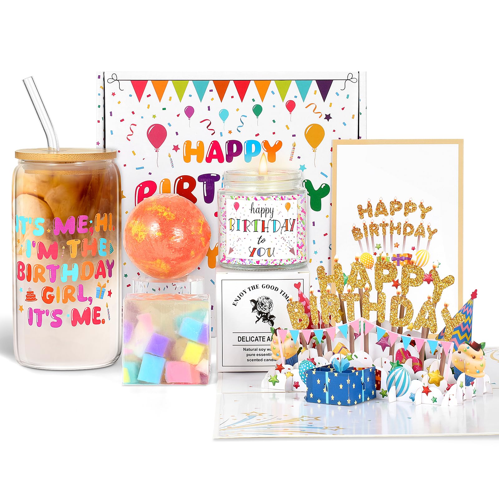 Amazon.com: Birthday Gifts For Women & Teen Girls Happy Birthday Gift ...