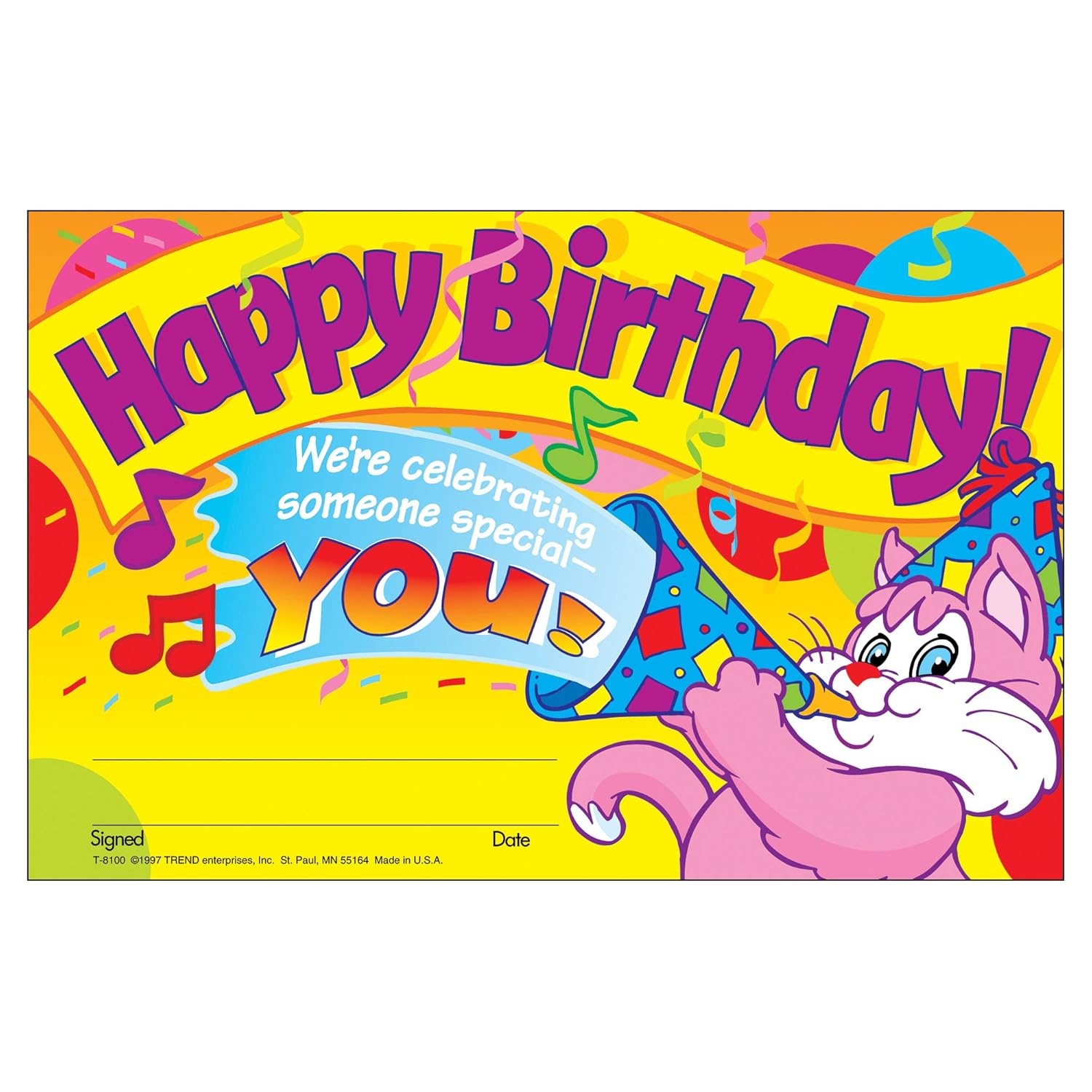 Amazon.com: Happy Birthday! Recognition Awards : Office Products