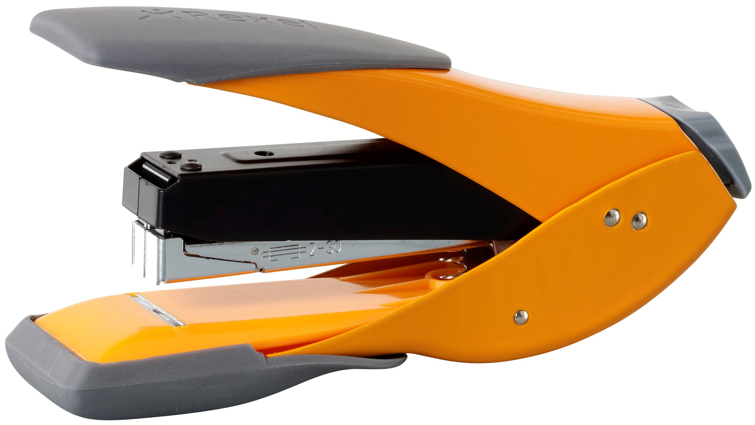 Rexel Easy Touch Half Strip Stapler 70mm Throat Depth Orange (30 Sheet ...