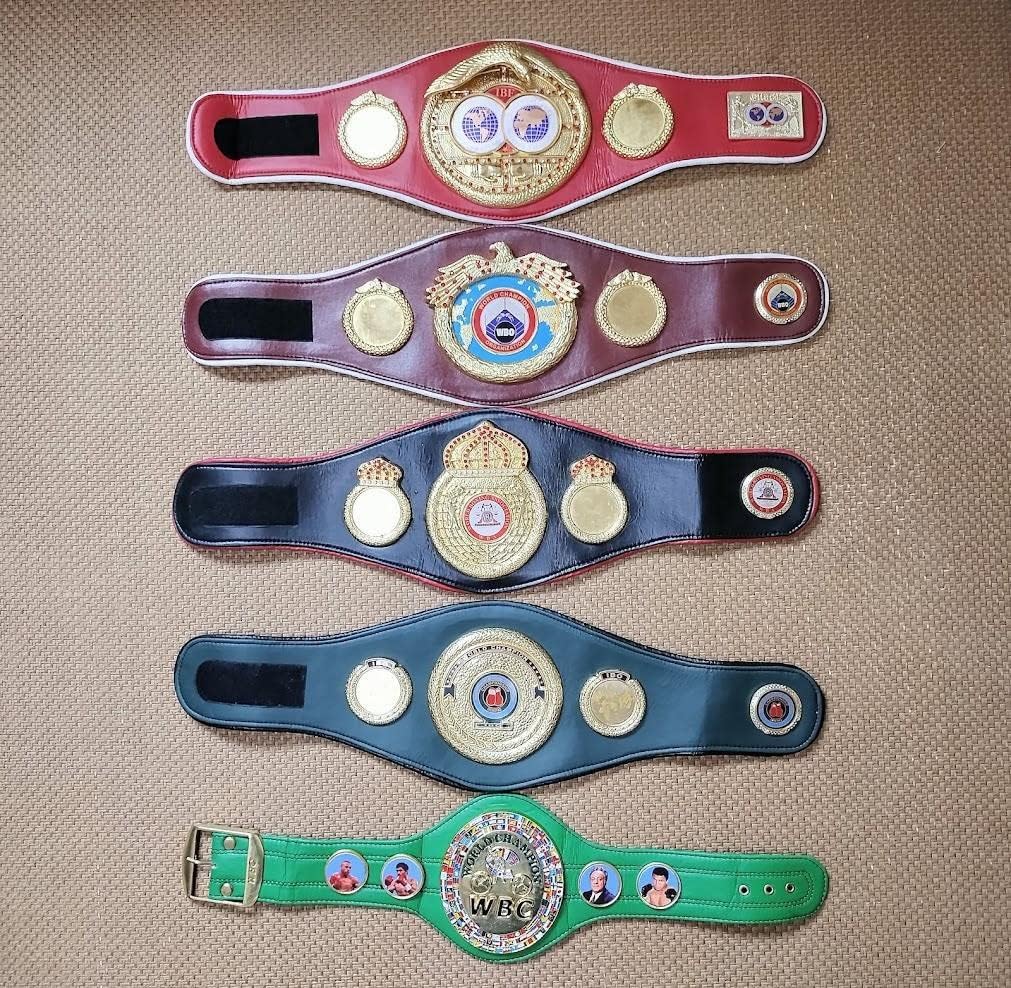 Amazon.co.jp: ボクシング IBO IBF WBA WBC WBO チャンピオンベルト レプリカ 11JW : おもちゃ