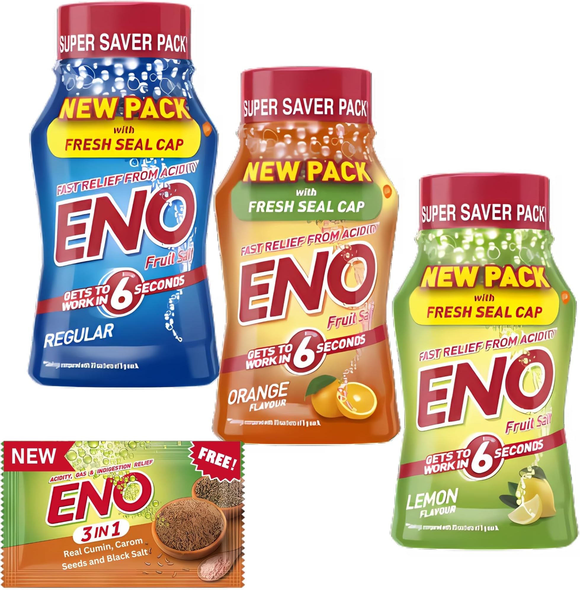 Eno Fruit Salt Lemon Flavour 100 Gram Pack : Amazon.co.uk: Health ...