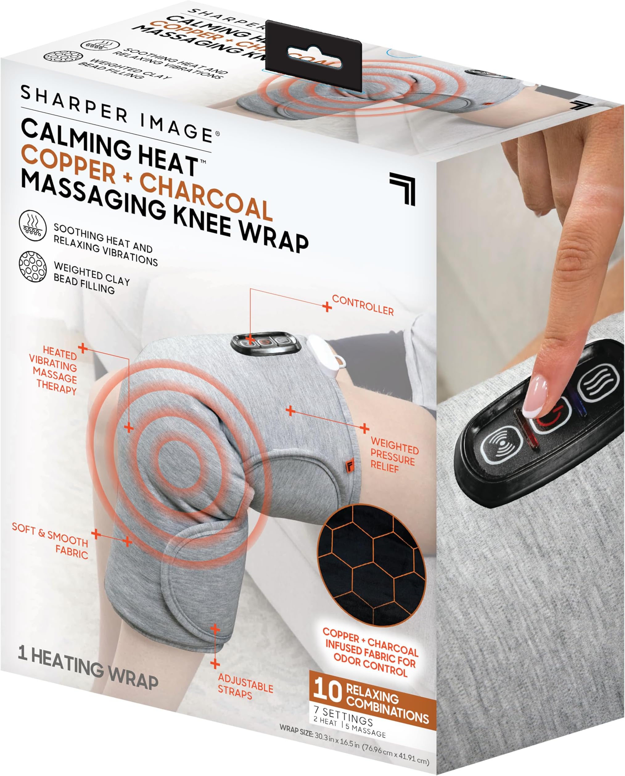 Amazon.com: Knee Heating Pad, Heated Knee Brace Wrap, Heat Pad for Knee ...