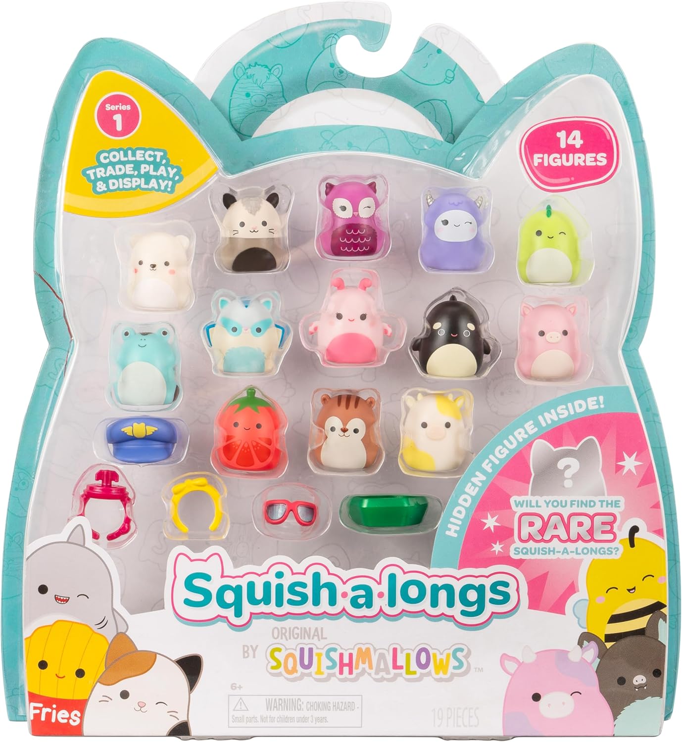 Amazon.com: SQUISH-A-LONGS Paquete de 14 – Mini-Squish de 1 pulgada con ...