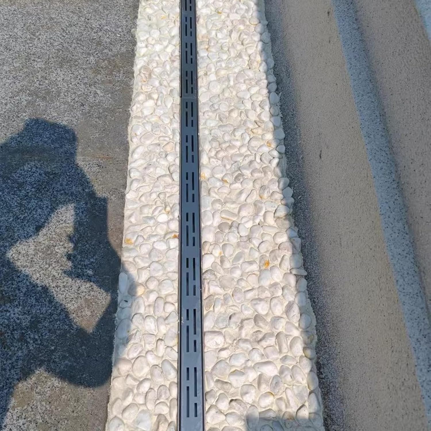 Amazon.com: 1m/3.3ft Long French Drain Kit for Gutter, Backyard Narrow ...