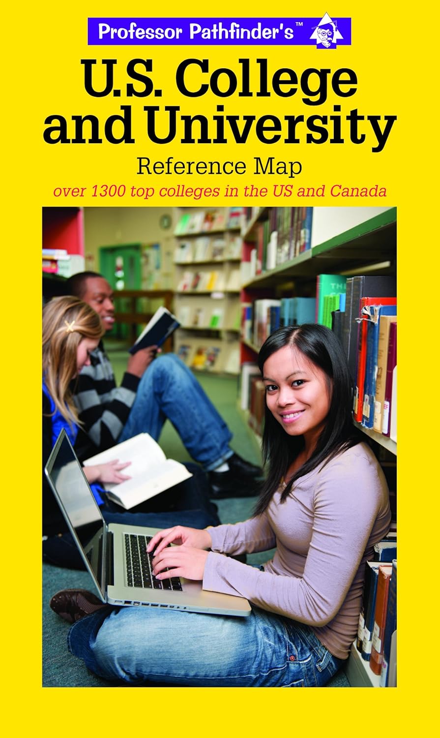 U.S. College and University Reference Map: Over 1200 Top Colleges in ...