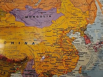 Amazon.com: Giant World Map - Mega-Map of the World - Laminated - 46 x ...