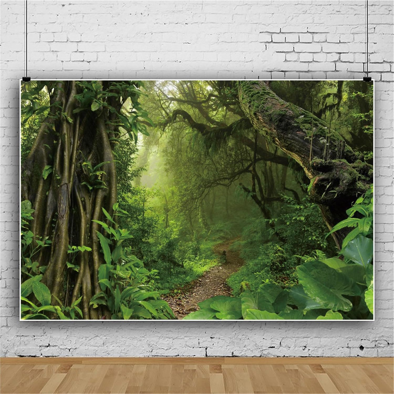 Mateju Green Forest Rainforest Plant Photography Background Backdrop ...
