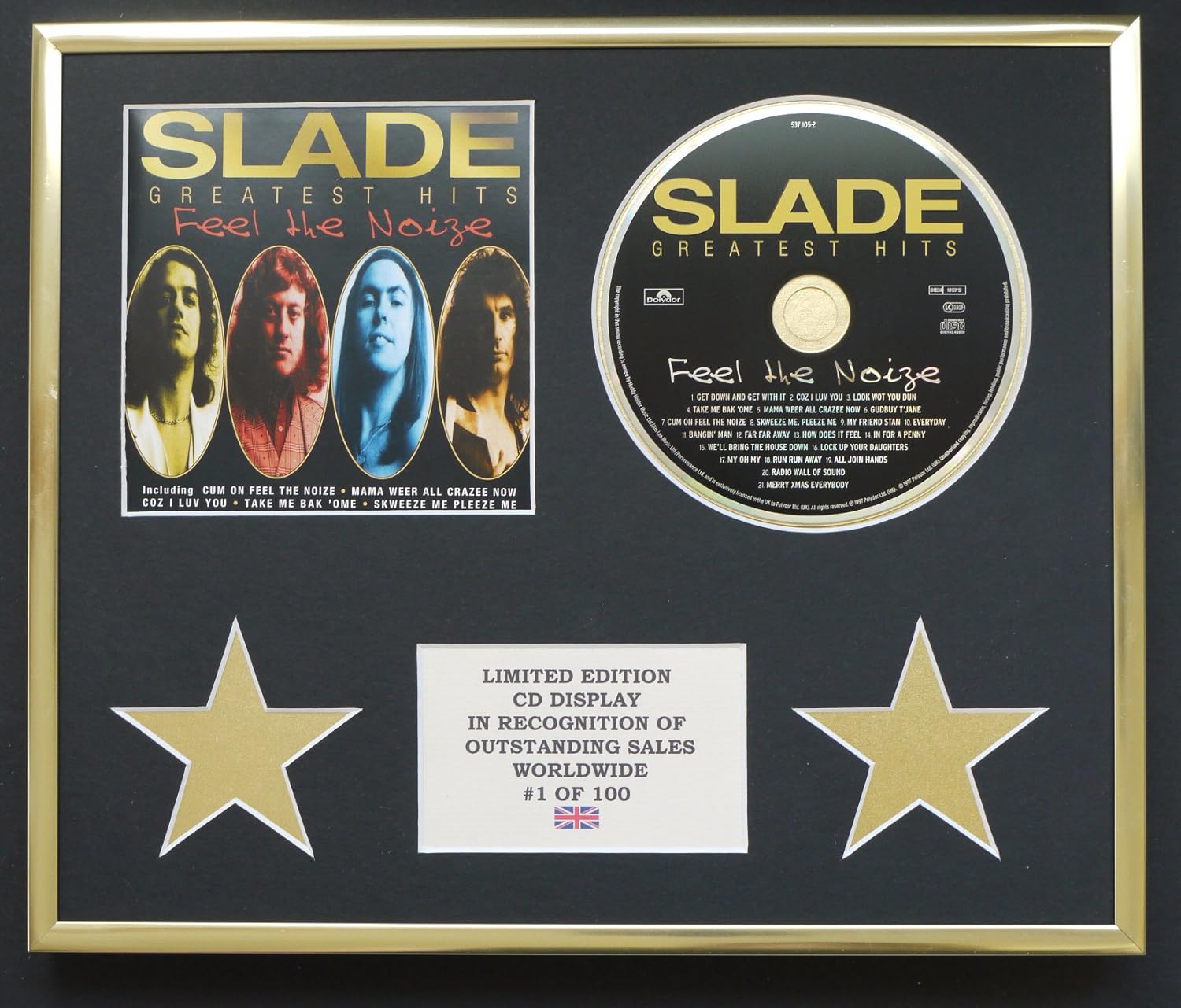 Amazon.com: SLADE/CD DISPLAY/LIMITED EDITION/COA/GREATEST HITS ...