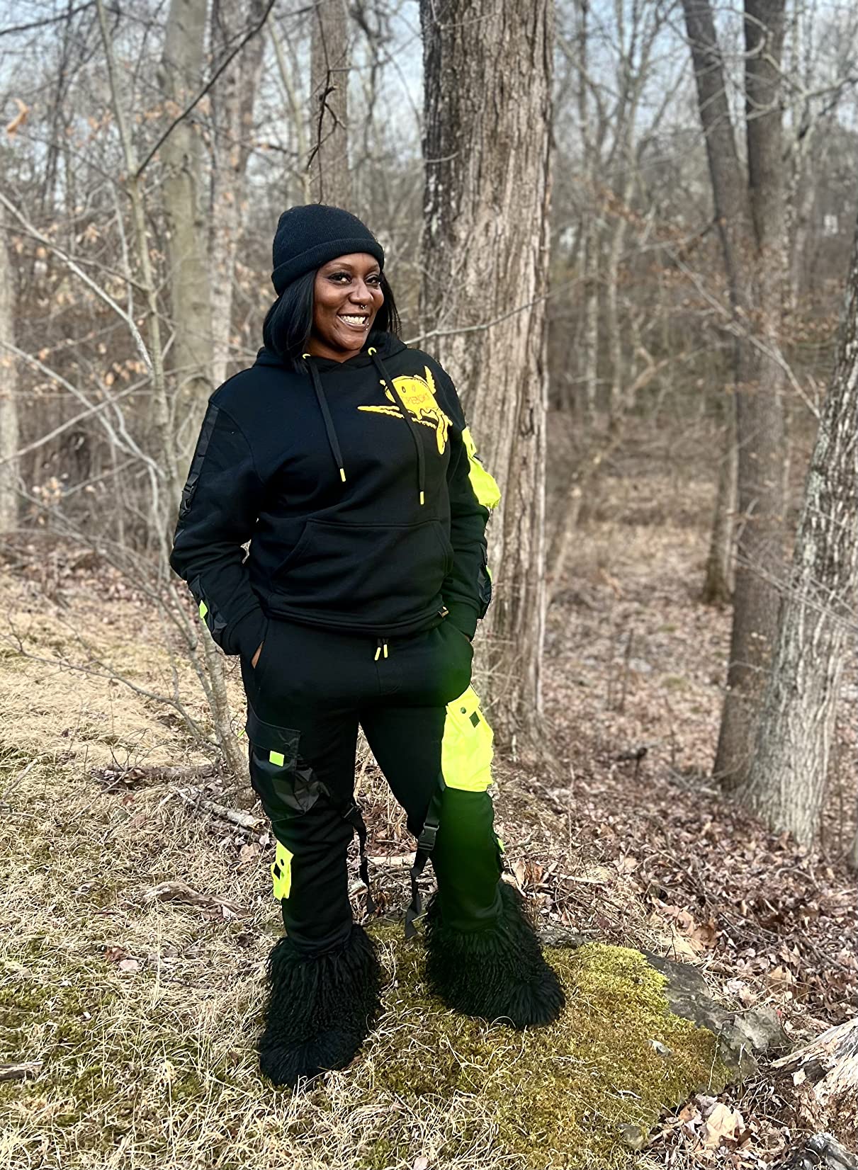 Amazon.com: SCREENSHOT Mens Urban Premium Fleece Hoodie - NYC ...