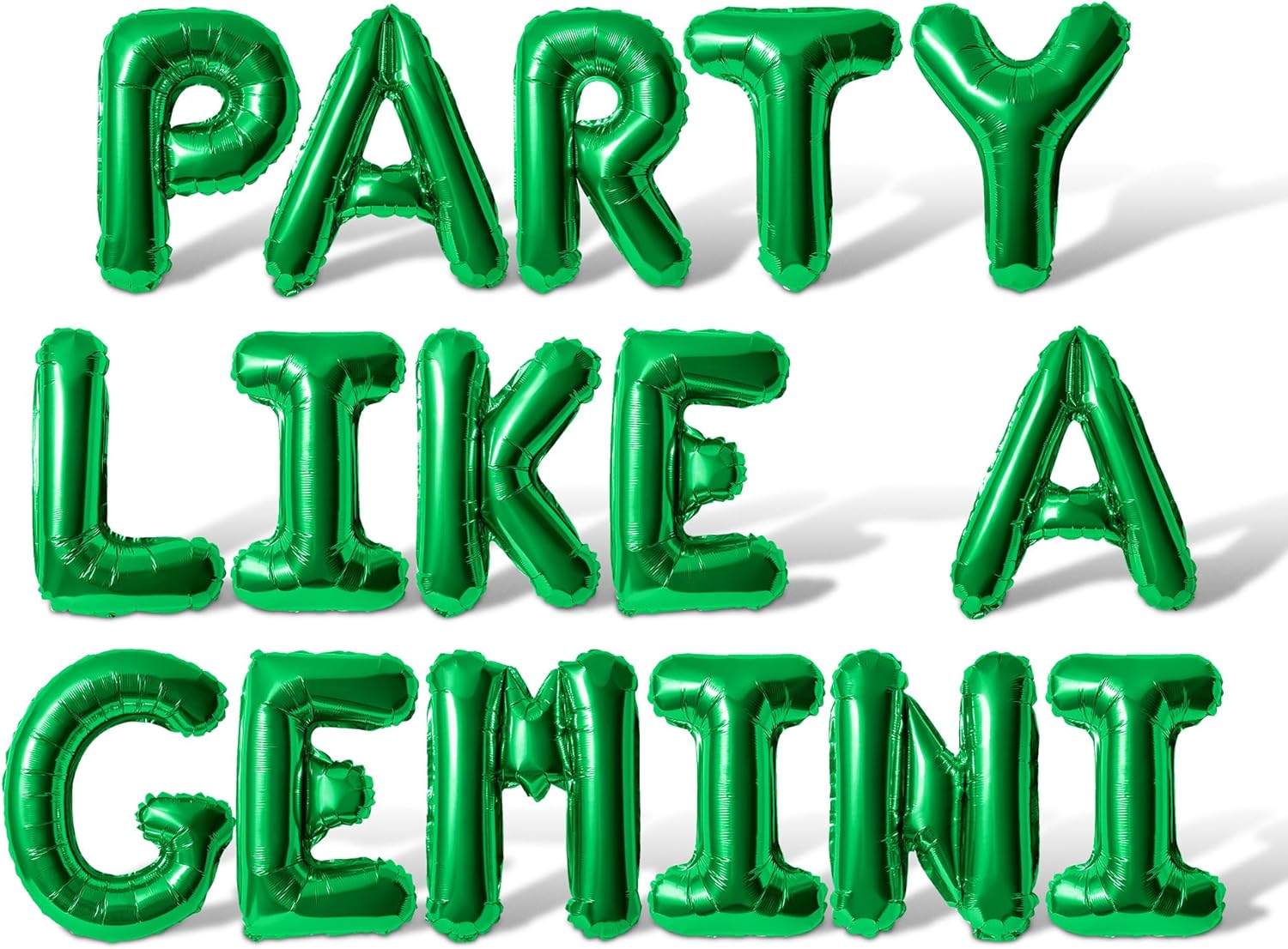 Amazon.com: Letter Balloons - PARTY LIKE A GEMINI 16" Inch Alphabet ...