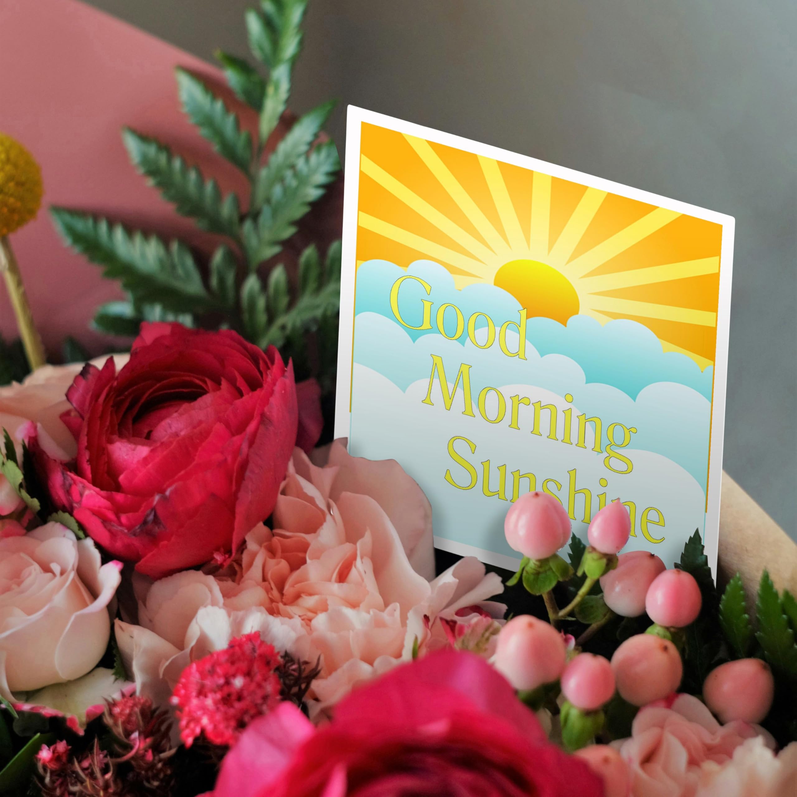 Good Morning Sunshine Beautiful Good Morning Sunshine In Village Stock