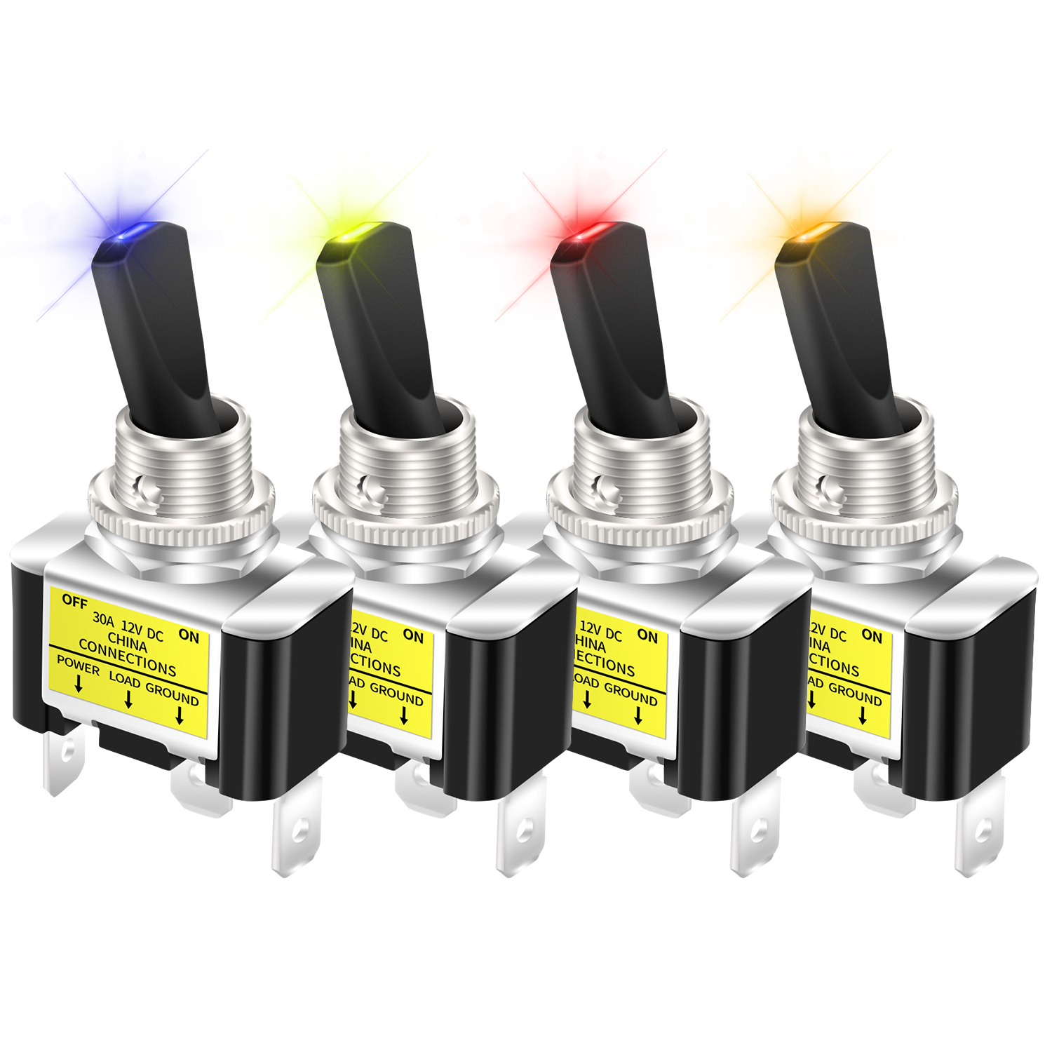 Watch DaierTek 12V 30A LED Toggle Switch Heavy Duty on Amazon Live