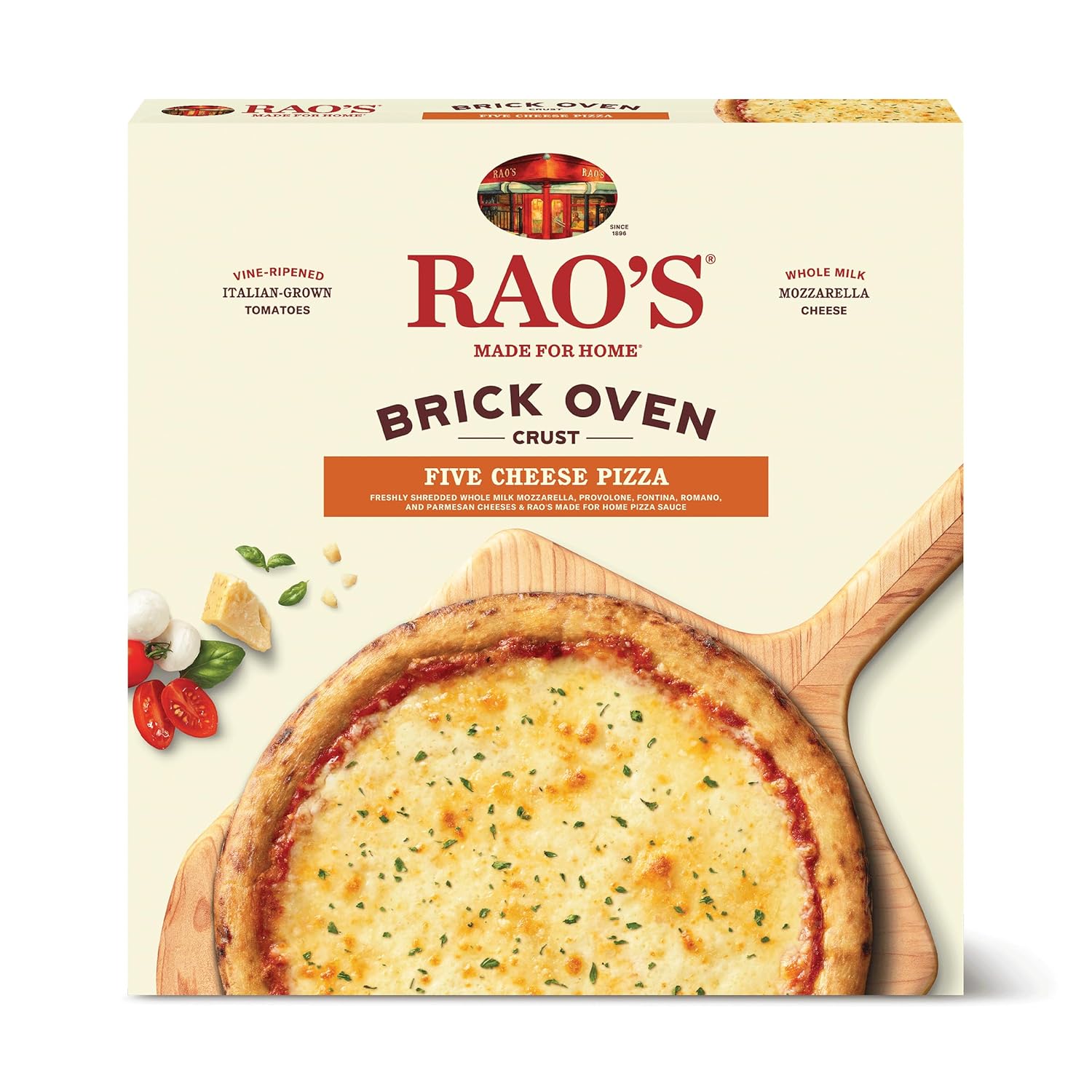 Amazon.com: Rao's Made for Home Frozen Pizza - Five Cheese, Brick Oven ...