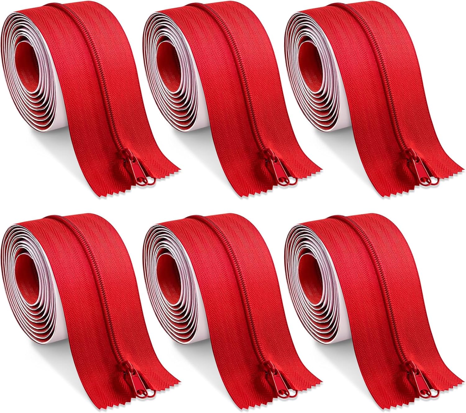 Amazon.com: 6 Rolls Heavy Duty Zipper for Dust Barriers, 7 ft x 3 Inch ...