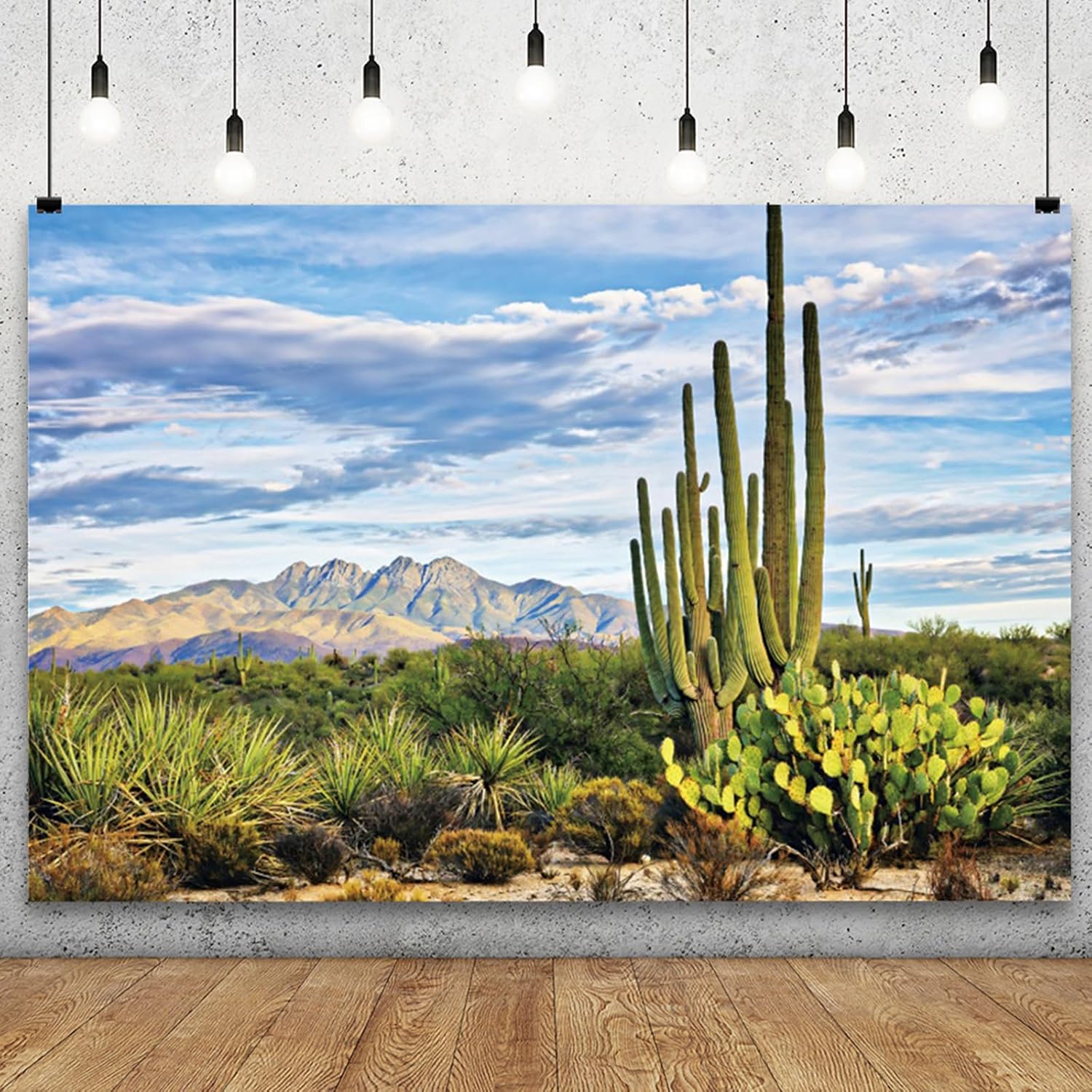 Amazon.com : YongFoto Mexico Cactus Saguaro Wild West Backdrop 10x8ft ...