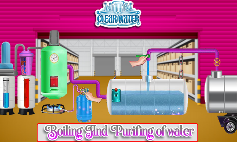 Pure Mineral Water Factory Games : Drinking Water-Amazonアプリストアのアプリ