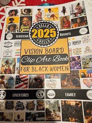 2025 Vision Board Clip Art Book For Black Women: Bahrain | Ubuy