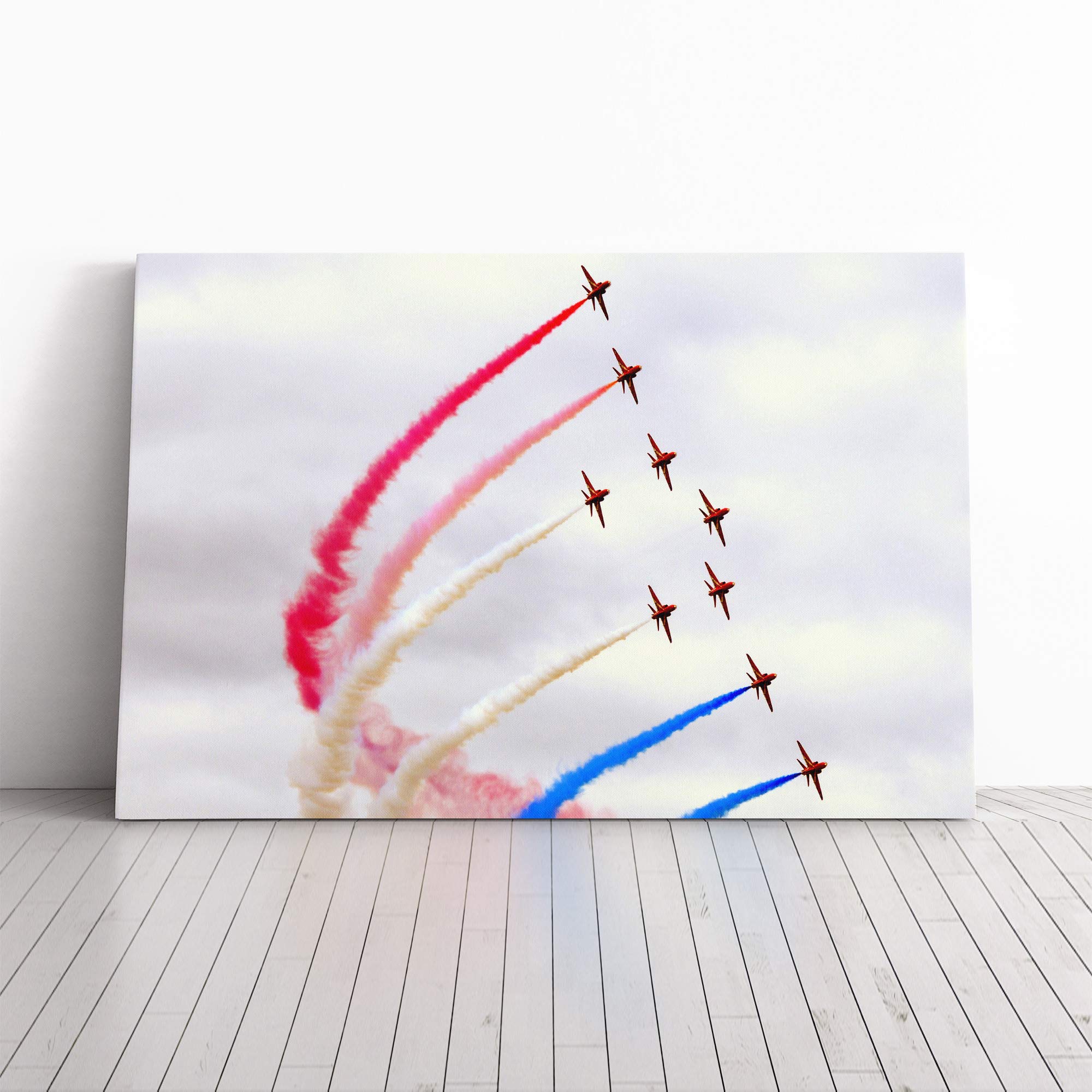 Large Abstract Red Arrow