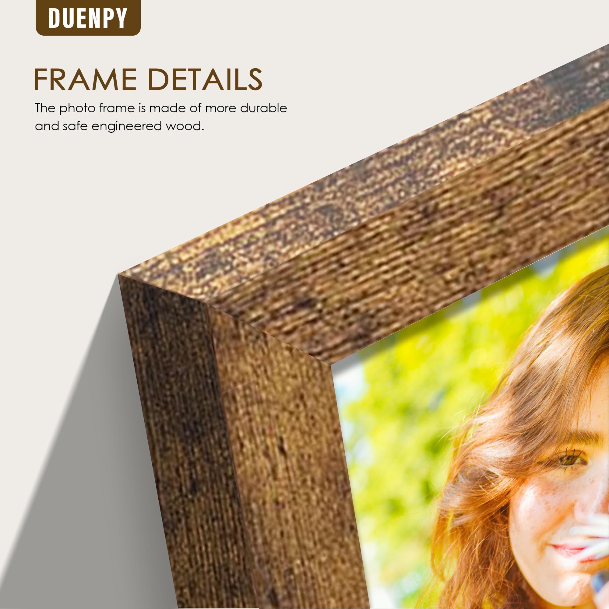 Snapklik.com : DUENPY 4 Folding 4x6 Picture Frame Horizontal Engineered ...