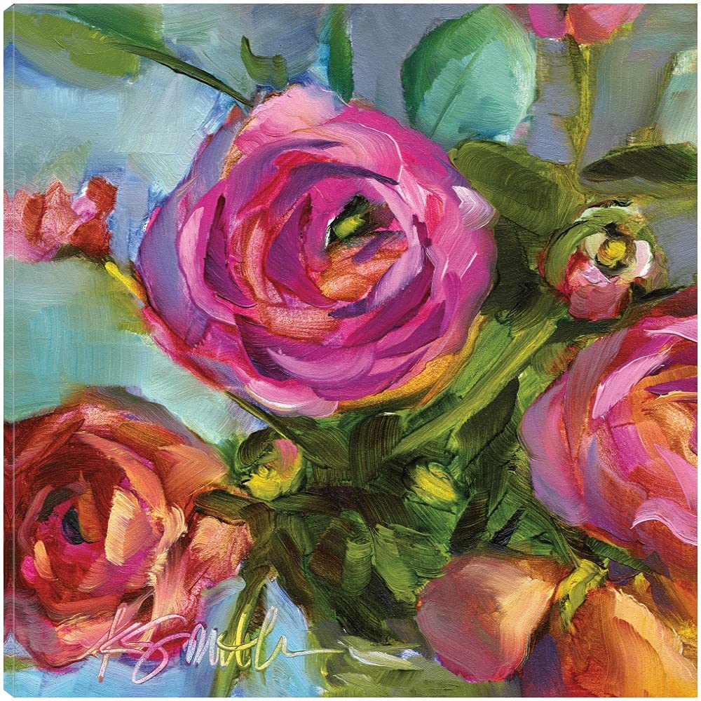 Rose Still Life Oil Paintings