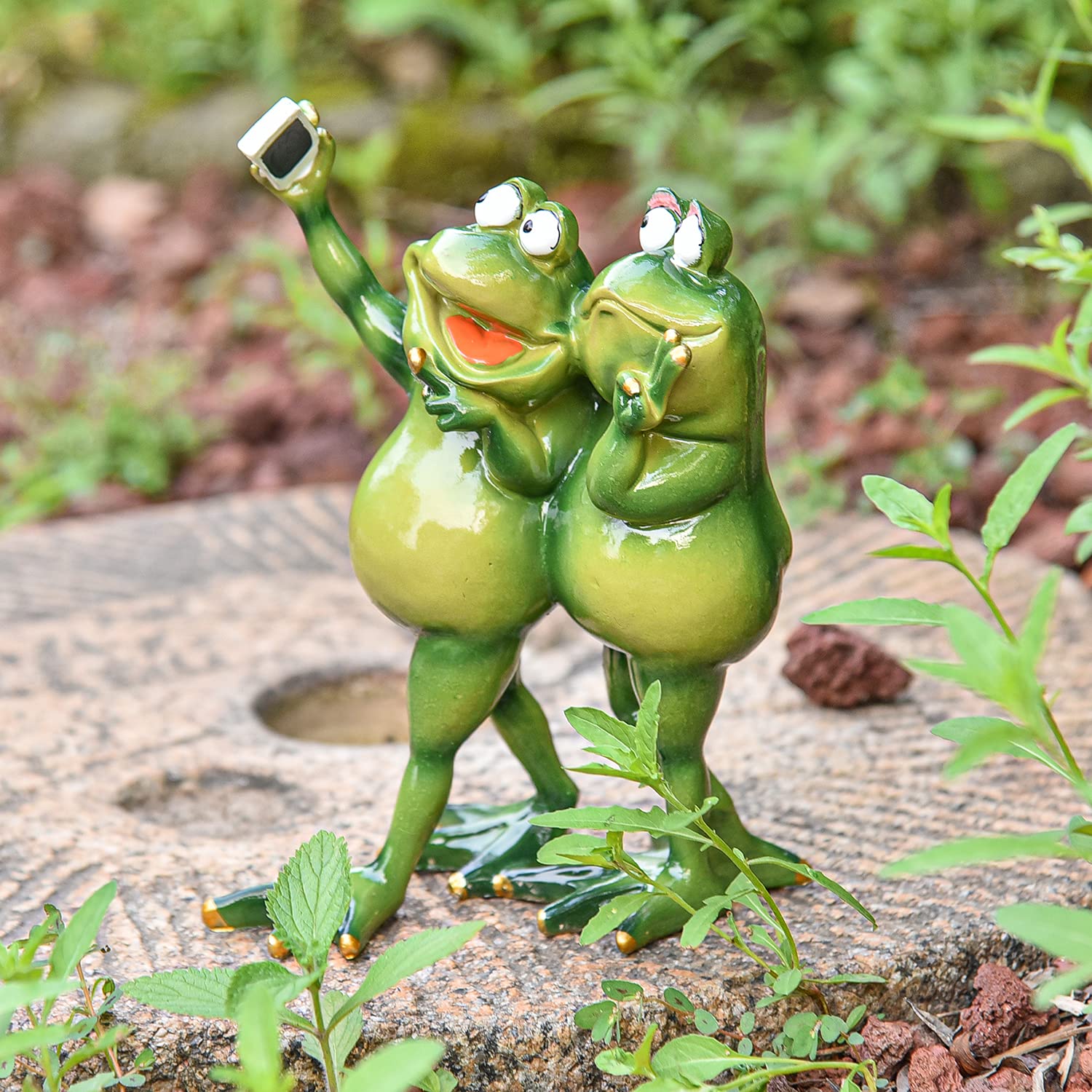 Snapklik.com : Creative Frog Figurines Collectibles Frog Statues ...