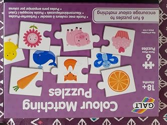 Galt Toys, Colour Matching Puzzle, Jigsaw Puzzle for Kids, Ages 18 ...