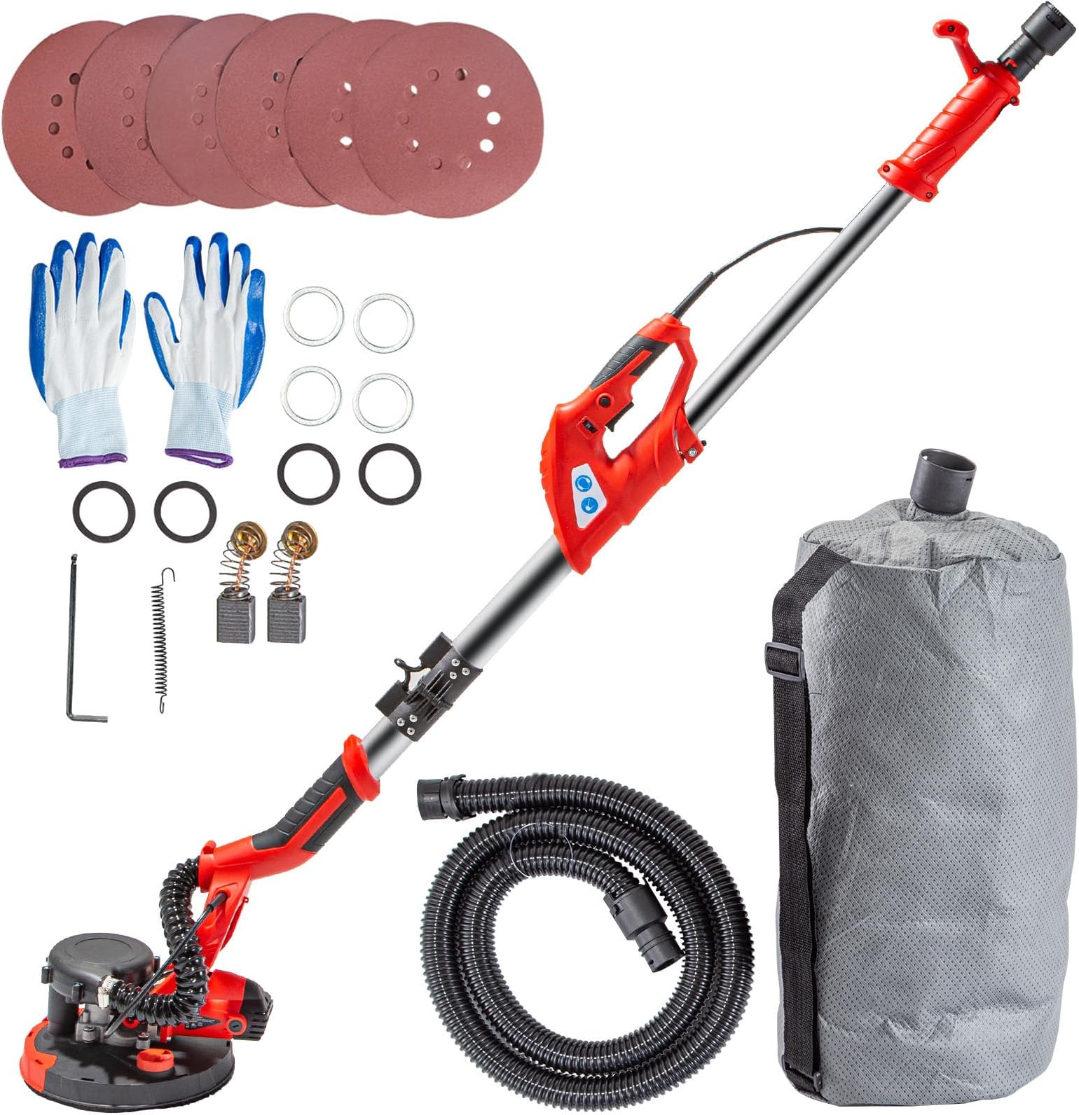 VEVOR Drywall Sander 750W, Electric Sander Variable Speed 800-1750RPM ...