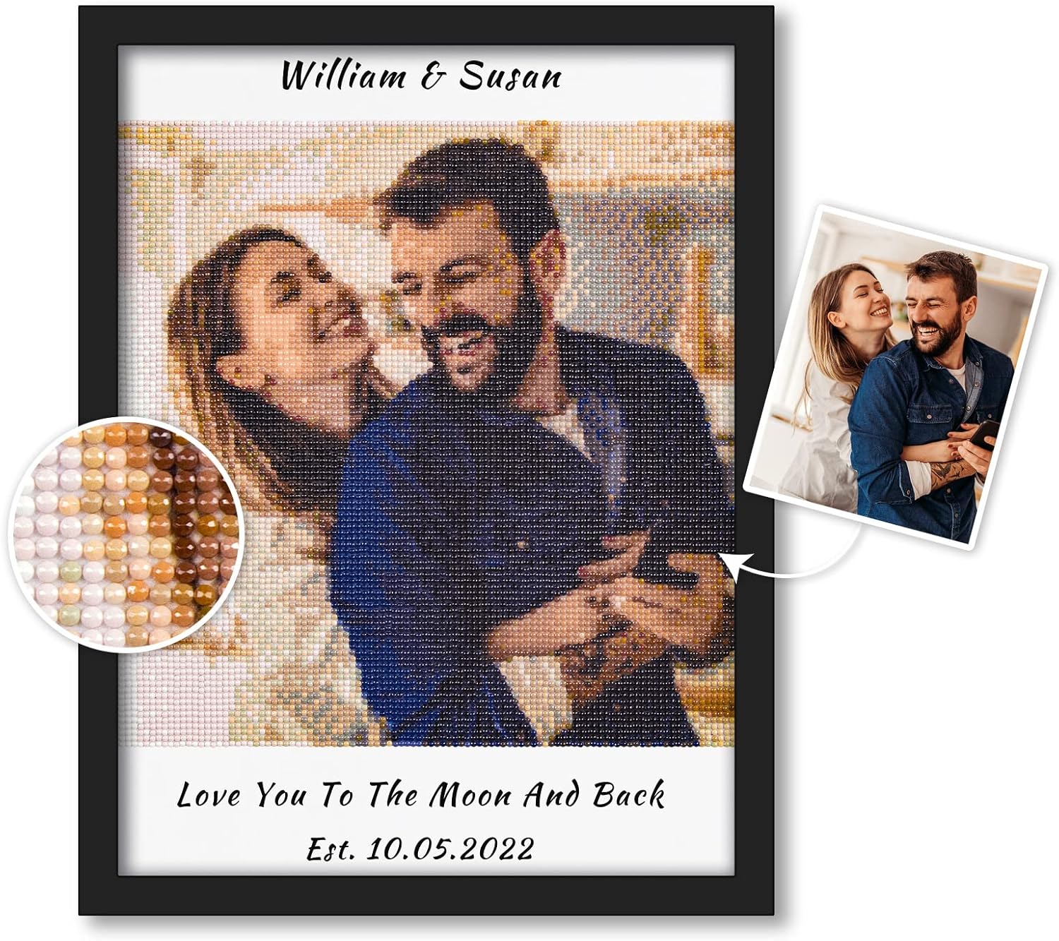 Amazon.com: Custom Diamond Art Painting Kits – Personalized Picture ...